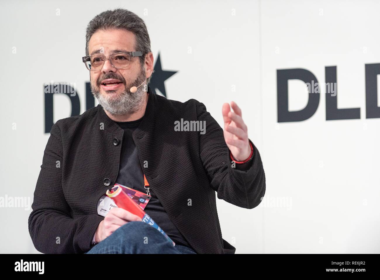 Isaac Lee (Exile Content Studio) speaks at the DLD Munich Conference ...
