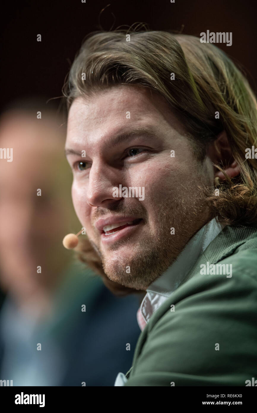 Munich, Germany. 20th Jan, 2019. Valentin Stalf, founder and managing ...