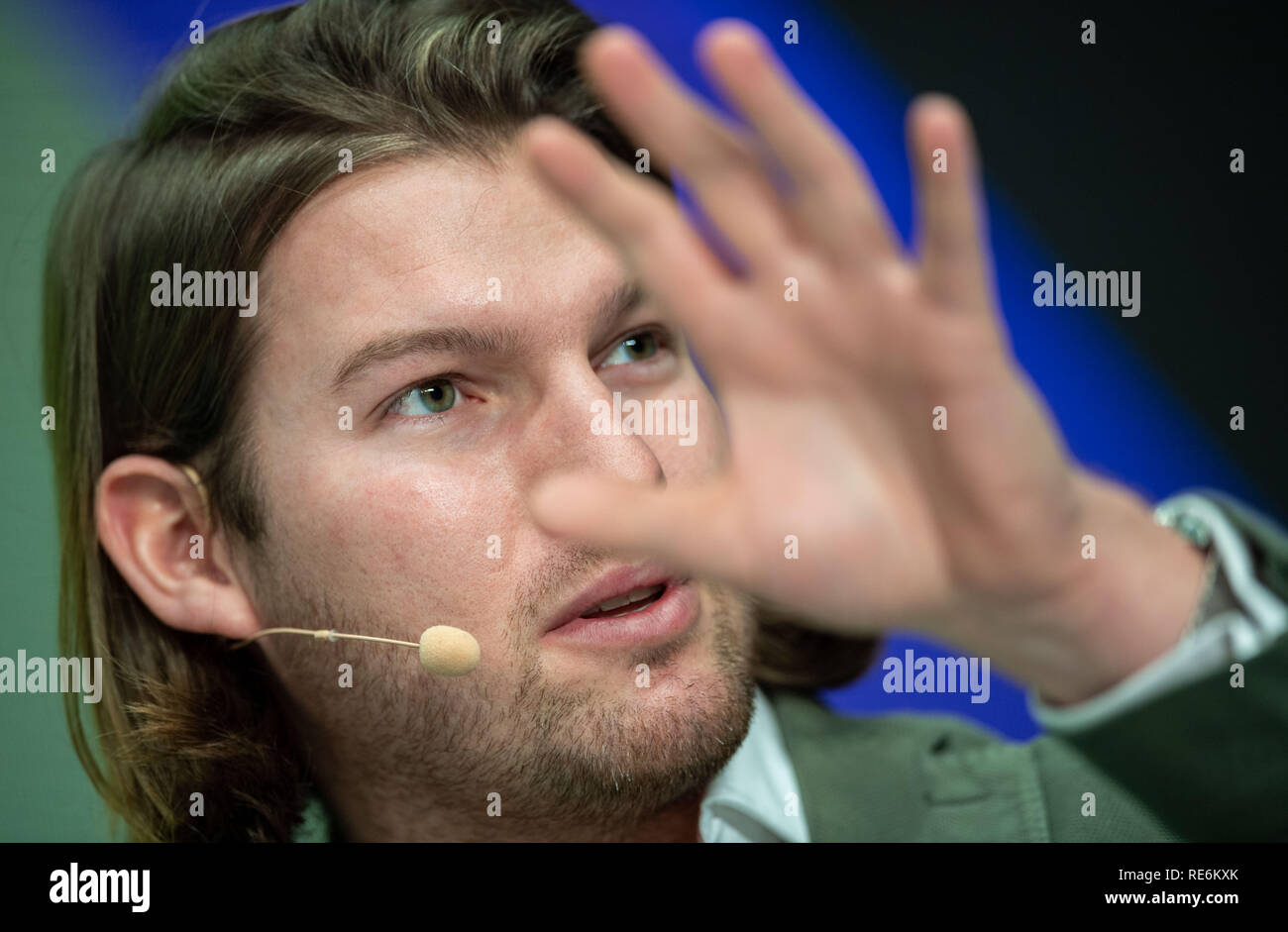 Munich, Germany. 20th Jan, 2019. Valentin Stalf, founder and managing ...