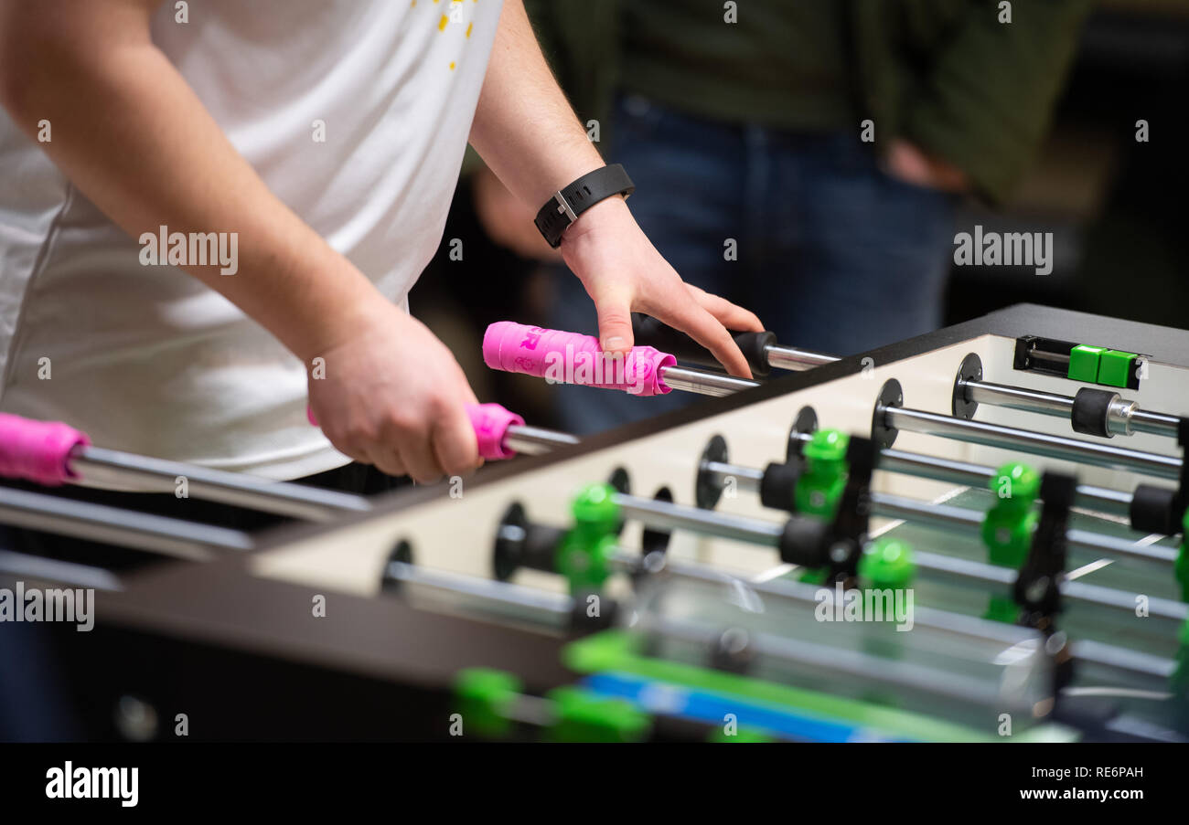 Hamburg, Germany. 20th Jan, 2019. A participant of the German Table ...