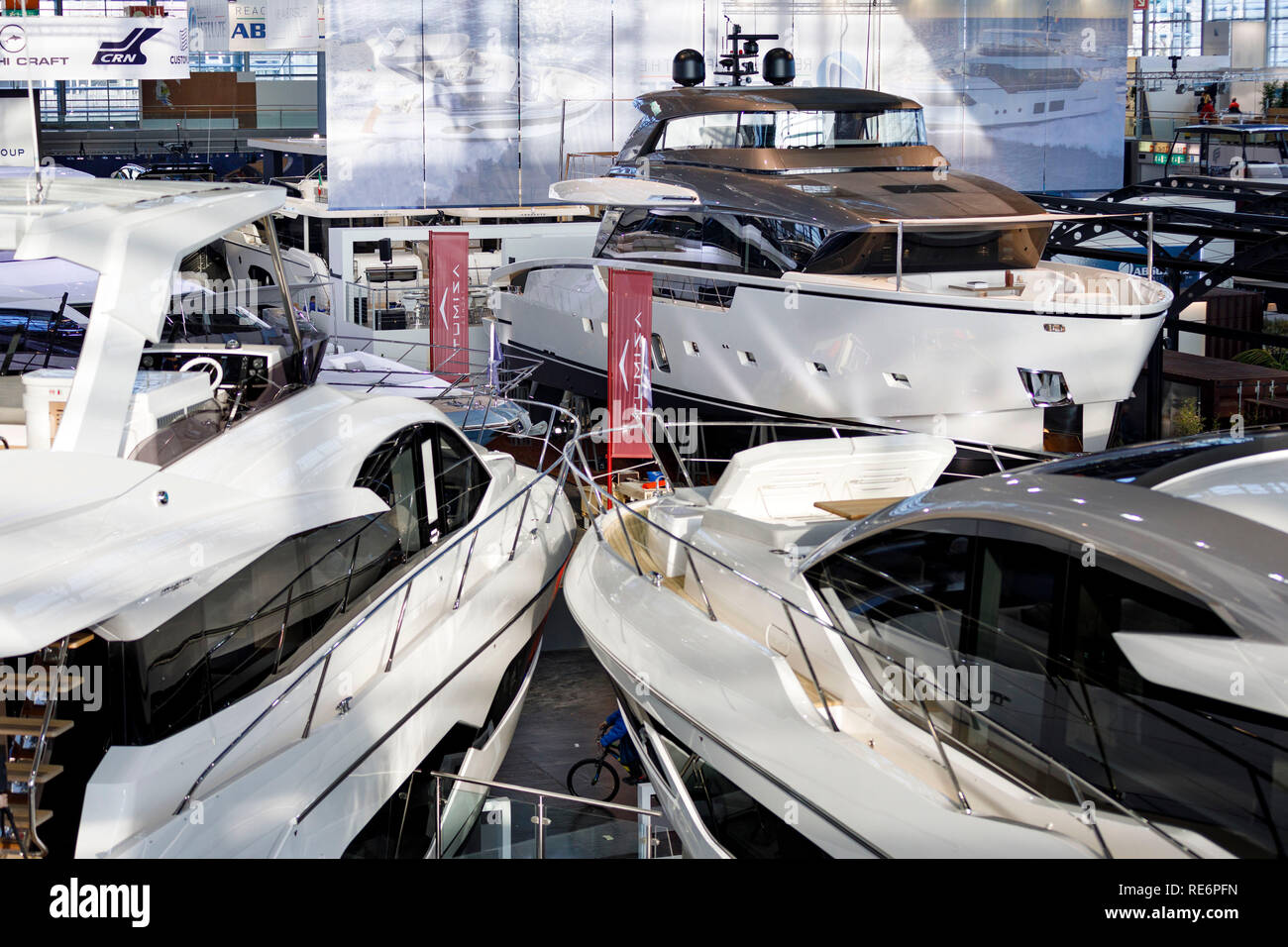 Dusseldorf boat exhibition hi-res stock photography and images - Alamy
