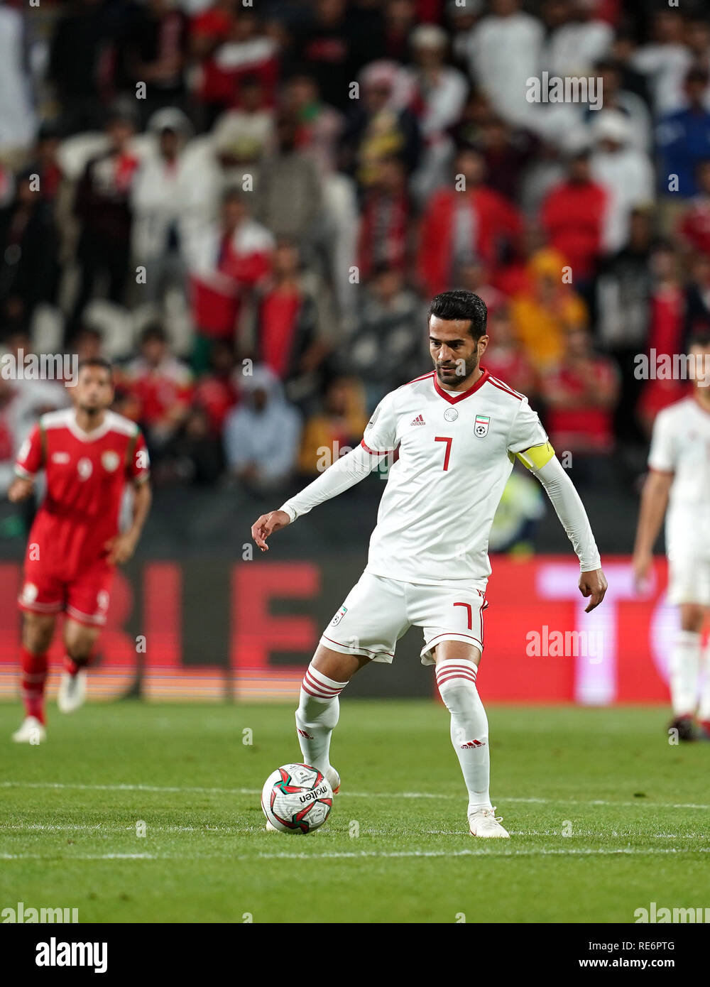 Abu Dhabi, UAE. 20th Jan, 2019. Zayed Sports City Stadium, Abu Dhabi ...