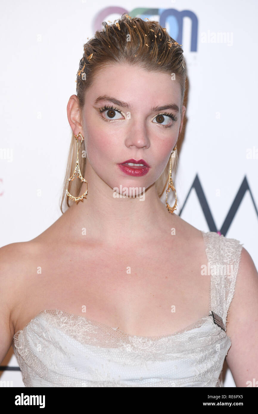 London, UK. 20th Jan, 2019. Anya Taylor Joy arriving for the London ...