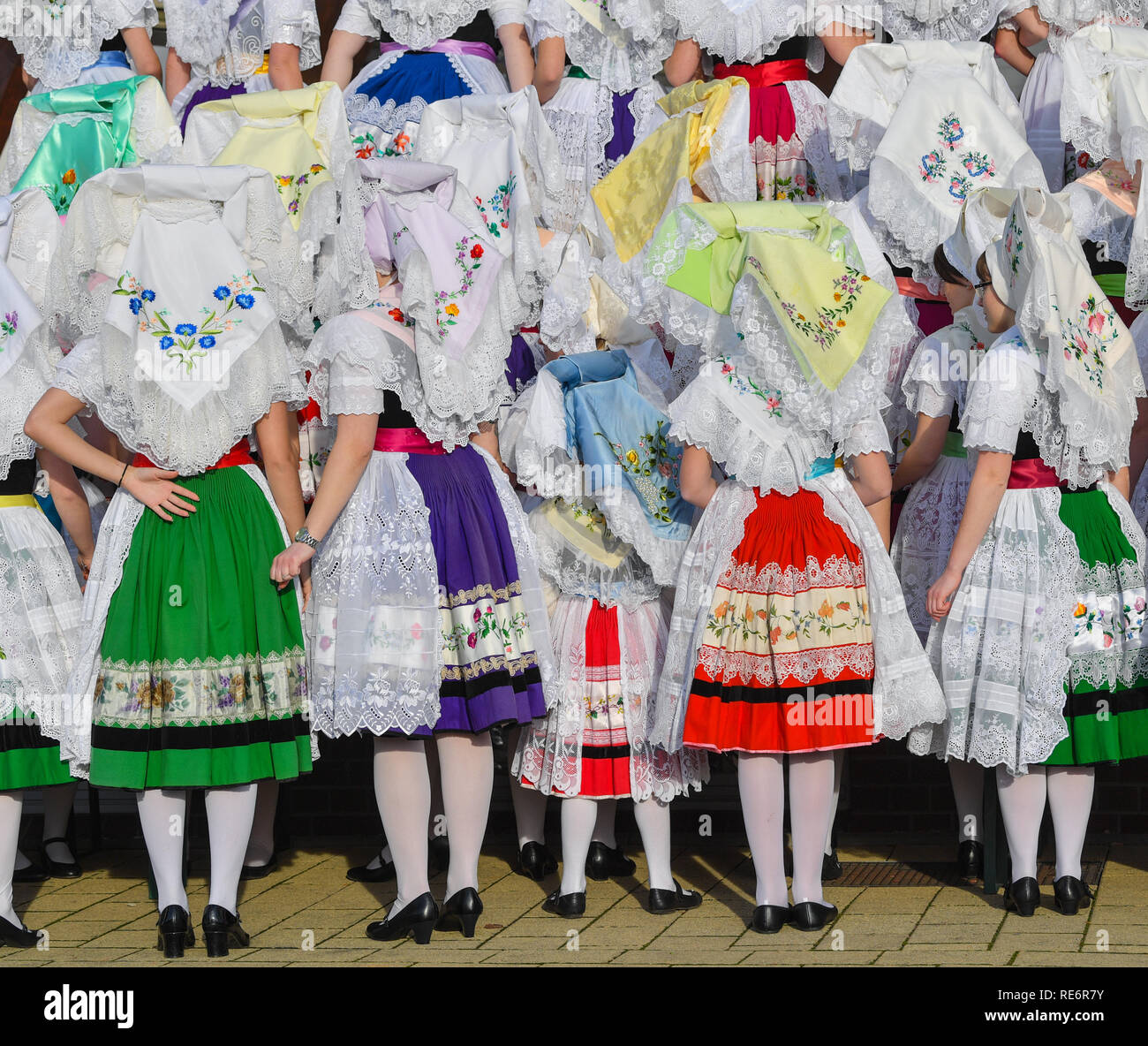 Women in traditional sorbian costumes hi-res stock photography and ...