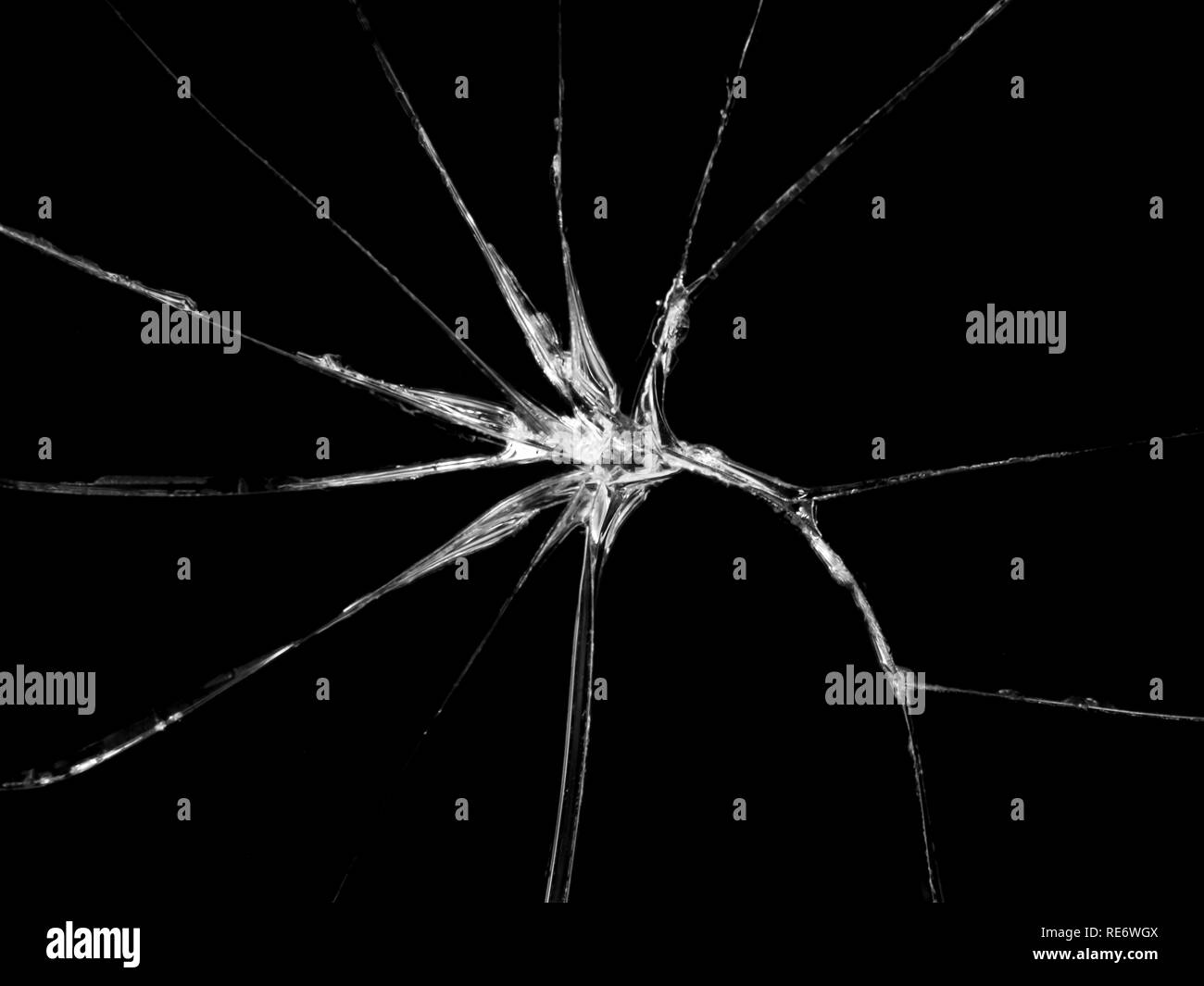 Cracked glass hi-res stock photography and images - Alamy