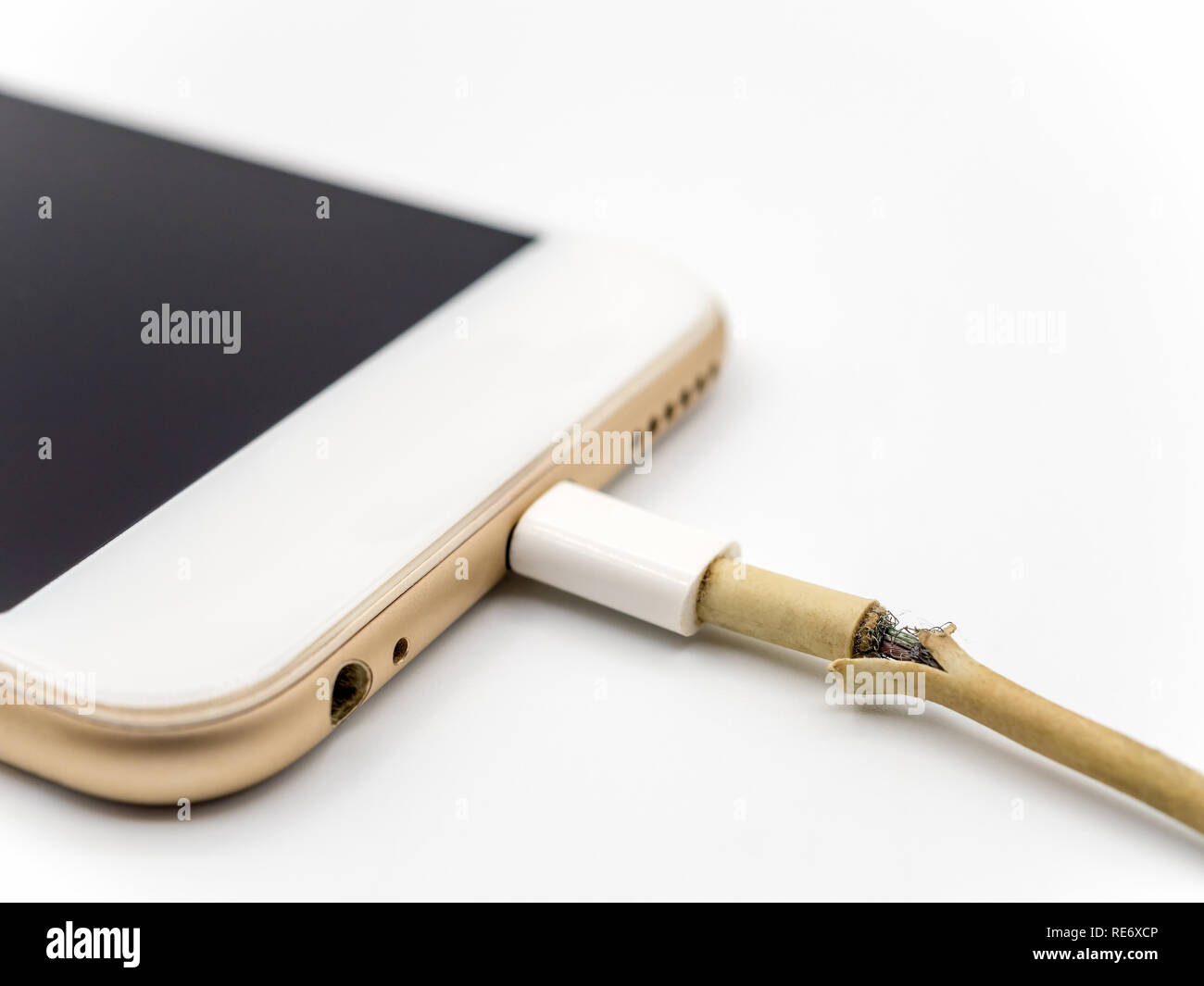 Lightning charger broken hi-res stock photography and images - Alamy