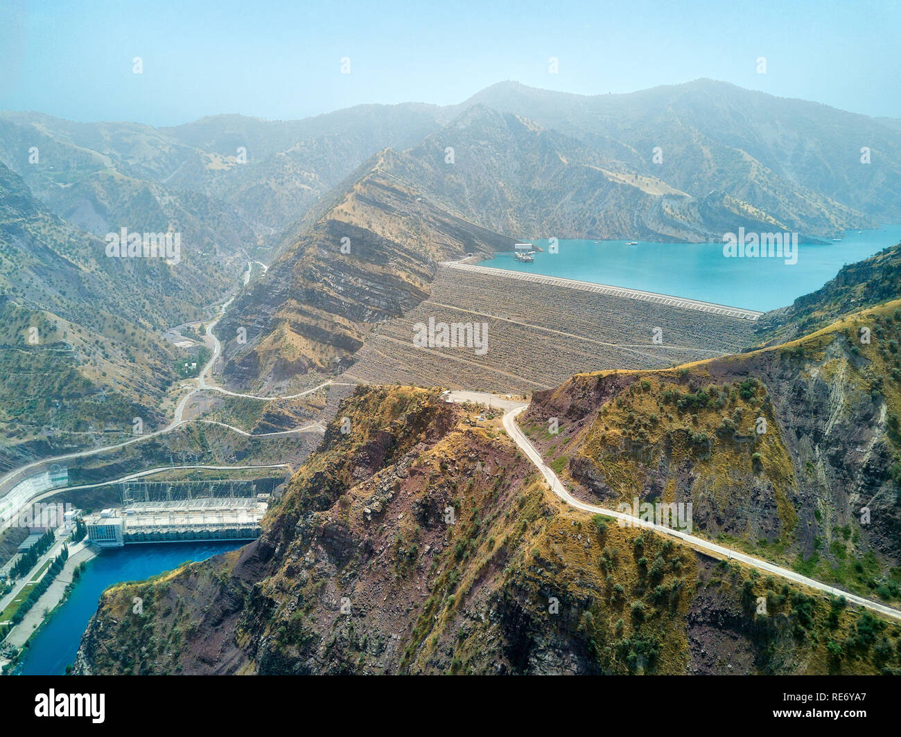 Nurek dam hi-res stock photography and images - Alamy