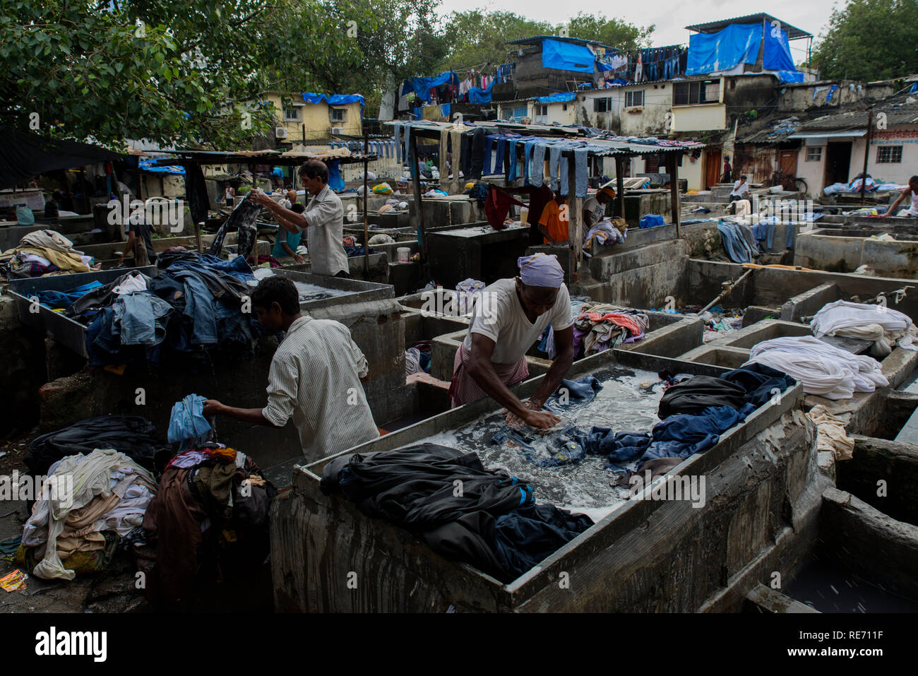 Daily Life in Mumbai Stock Photo - Alamy
