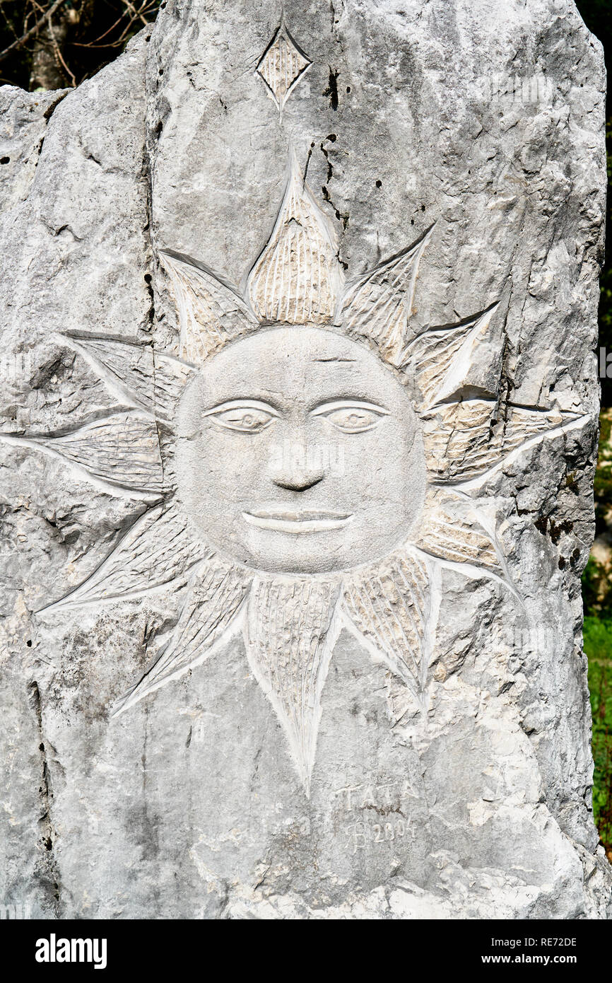 Sun Carved In Wood High Resolution Stock Photography and Images - Alamy