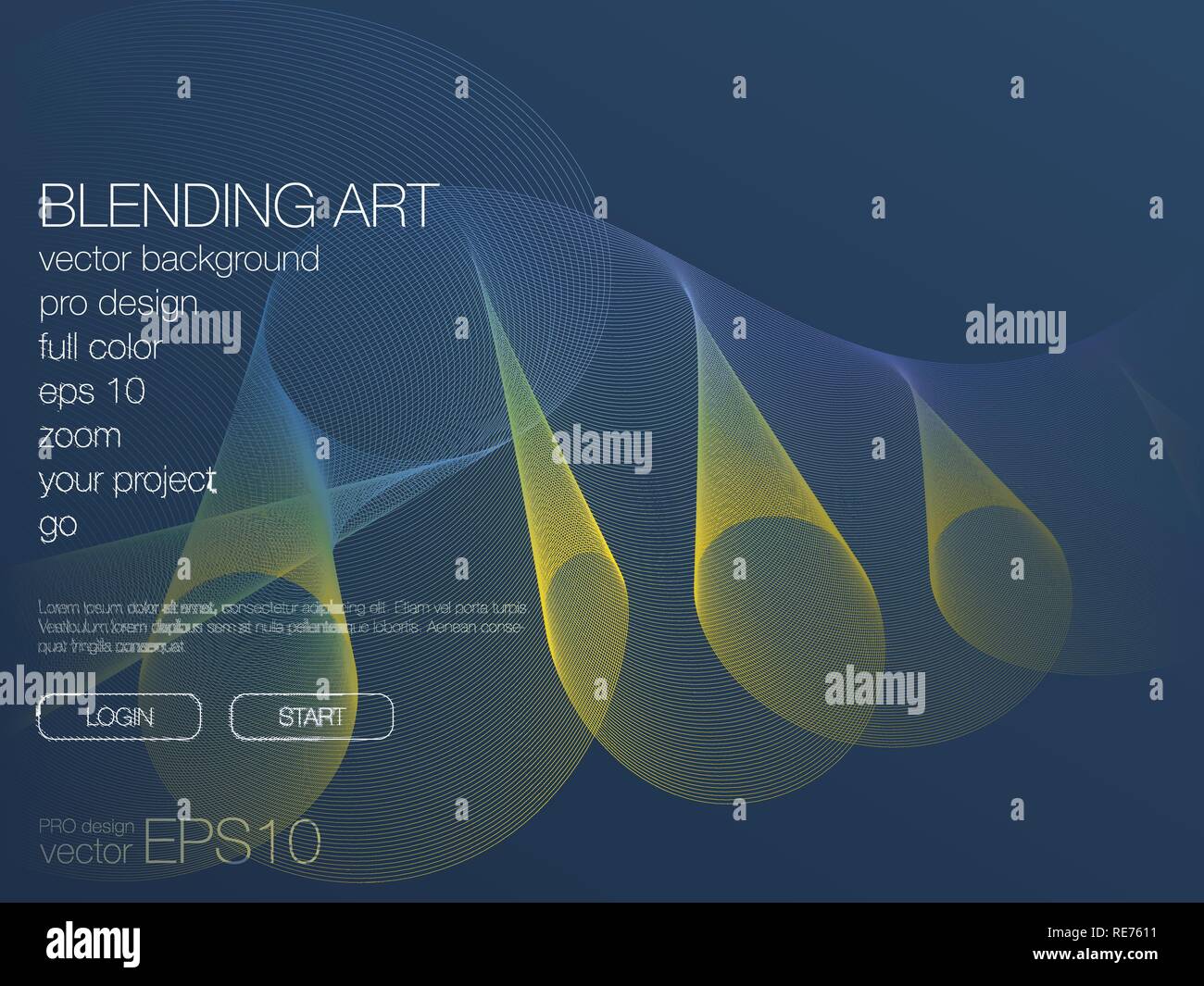 Abstract blend background. Template for web site Stock Vector Image ...