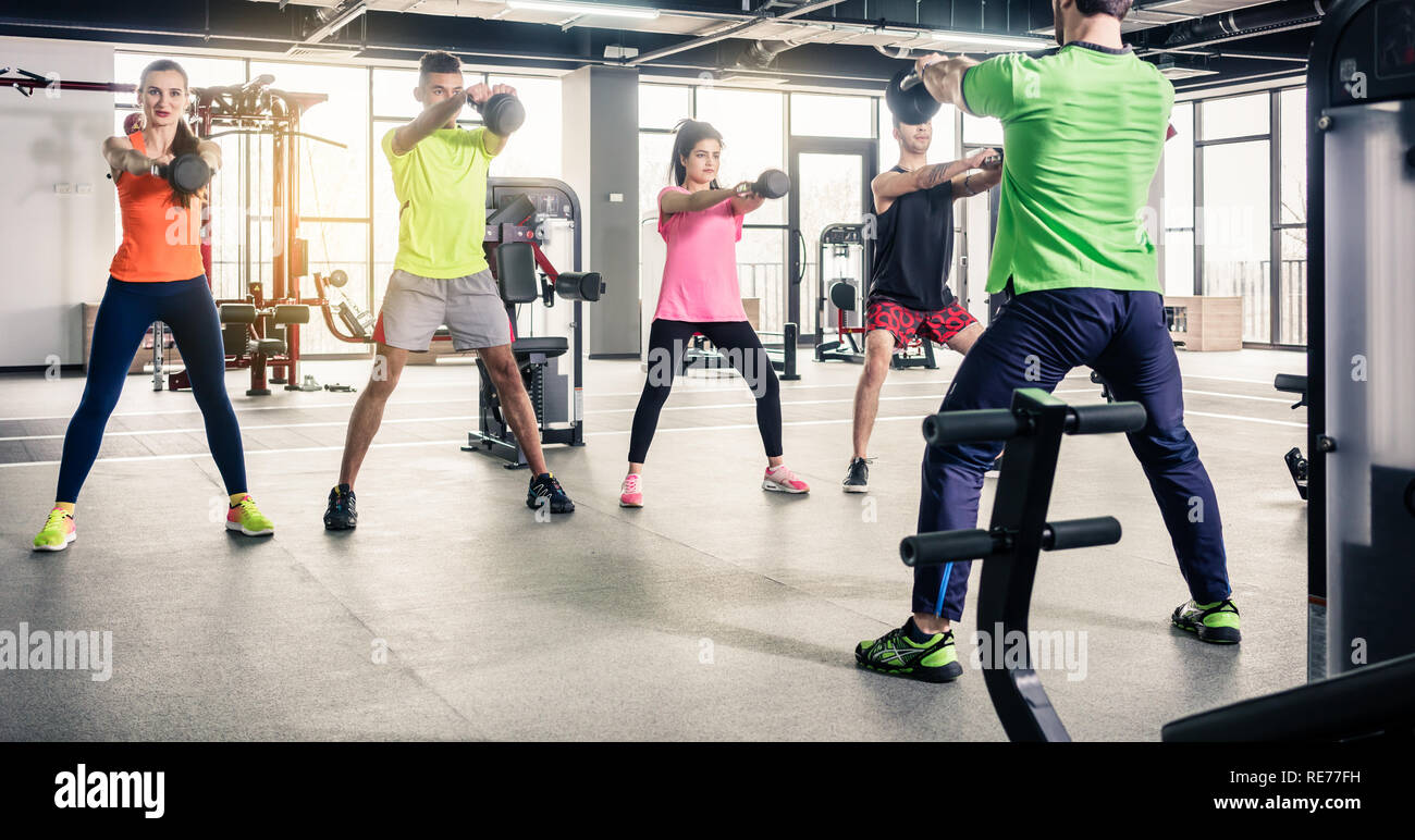 People exercising together hi-res stock photography and images - Alamy