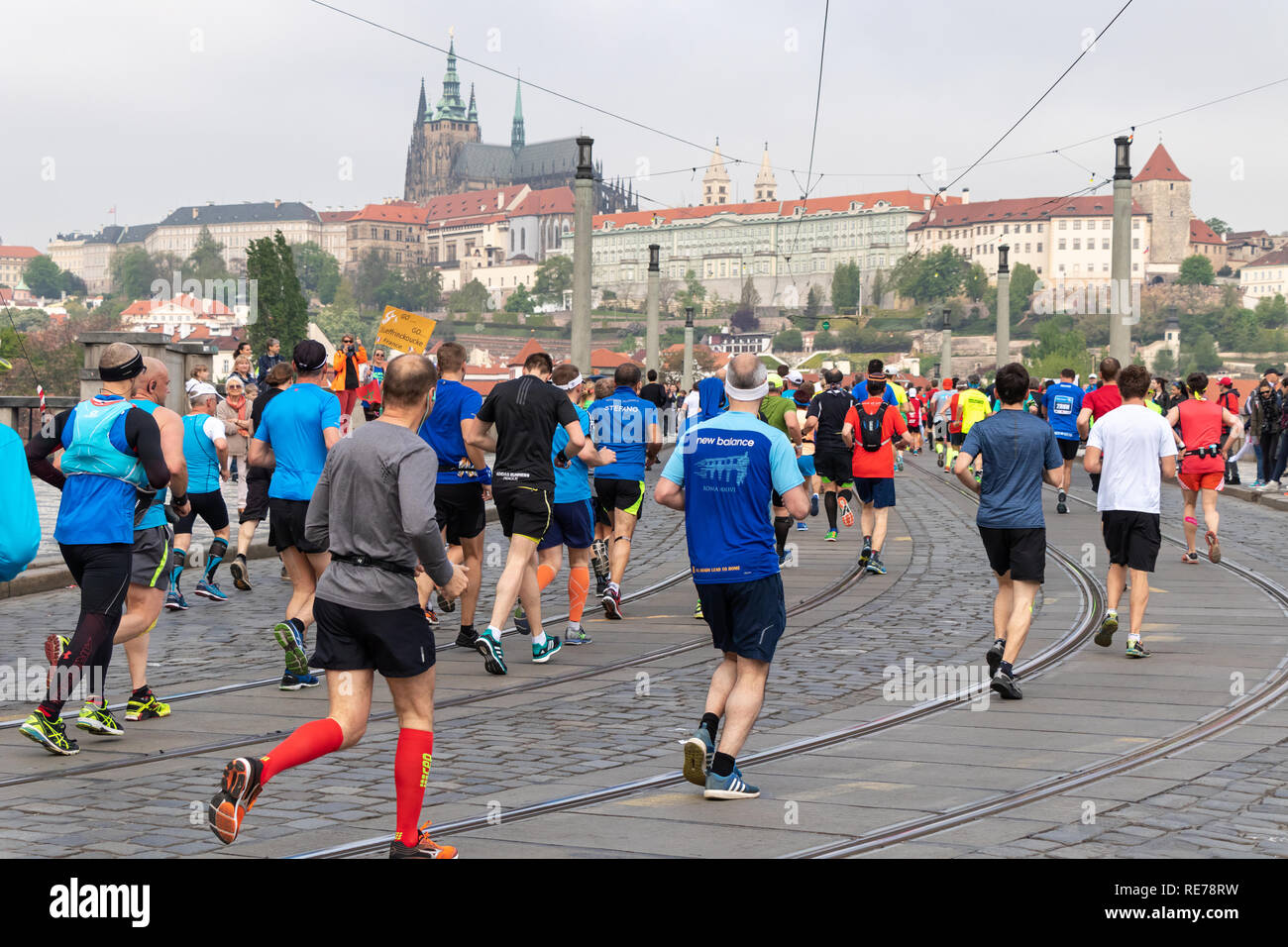 Prague international marathon hi-res stock photography and images - Alamy