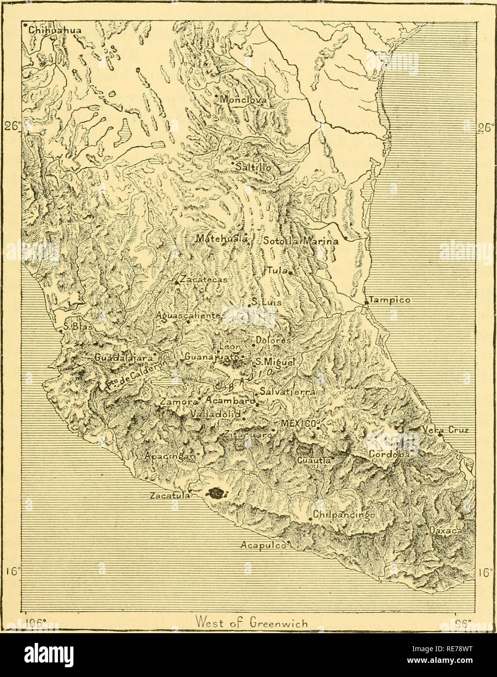 Mexican Revolution Map