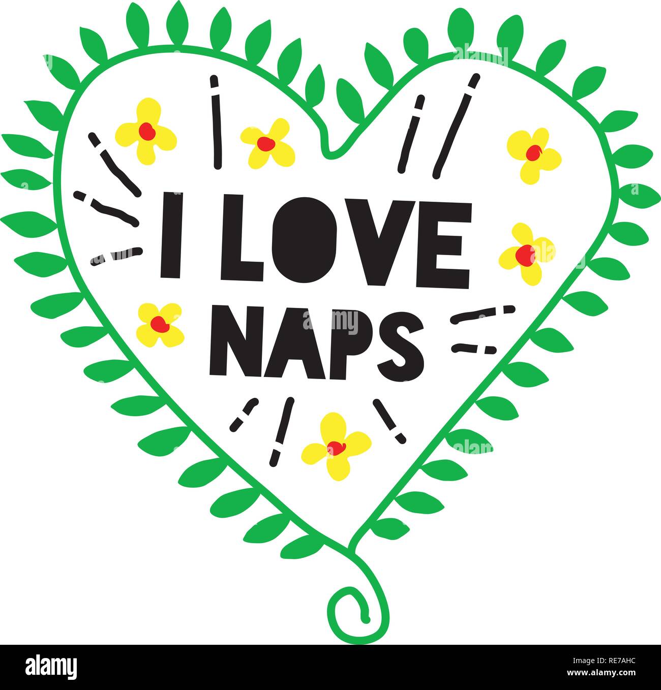 I love naps good for print design like mug Stock Vector Image & Art - Alamy