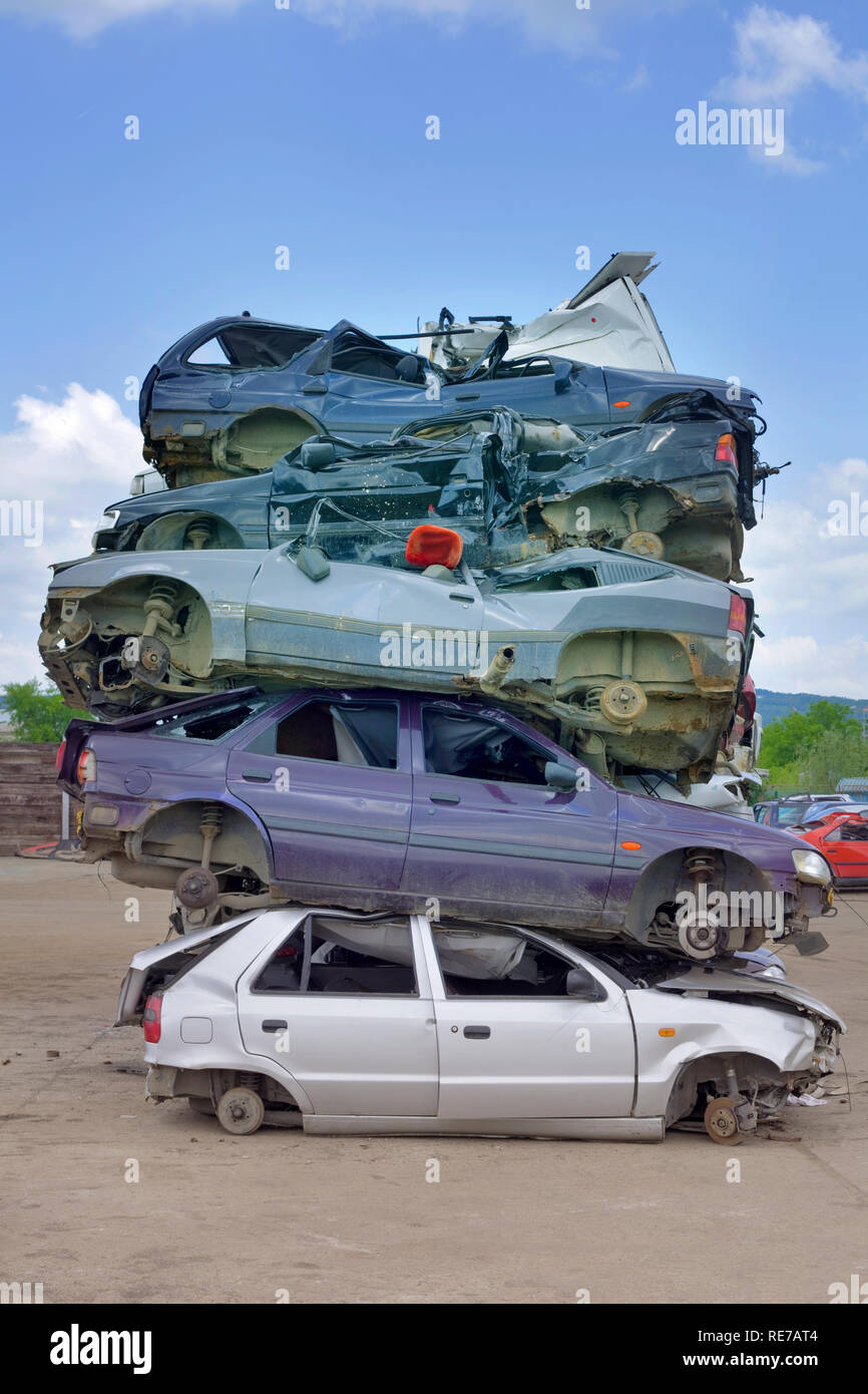 Crushed Car High Resolution Stock Photography and Images - Alamy