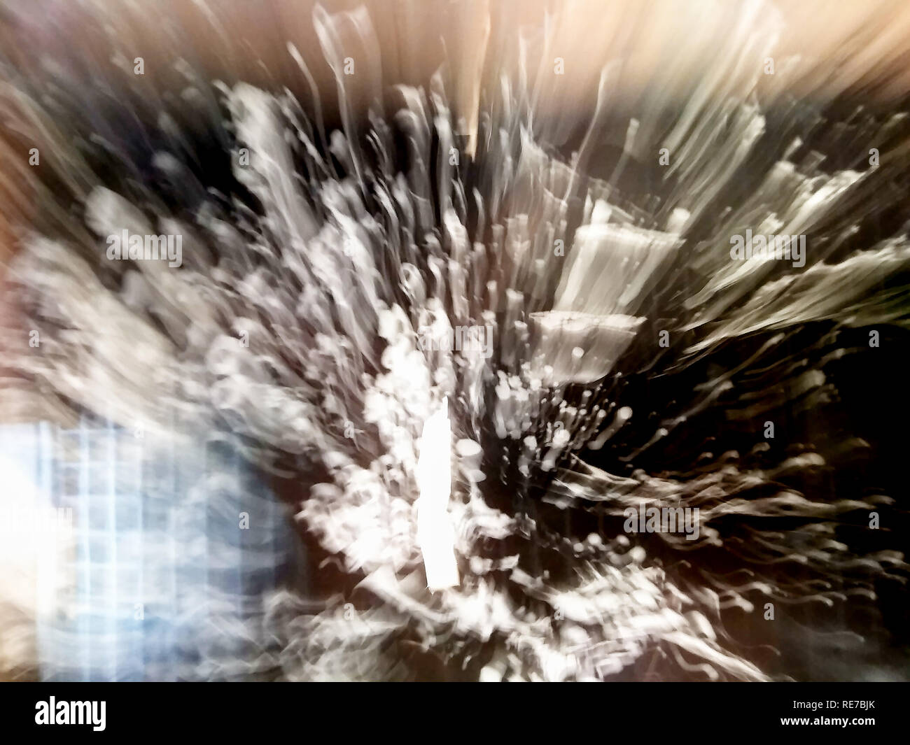 Abstraction in the style of movement, space.Black abyss Stock Photo - Alamy