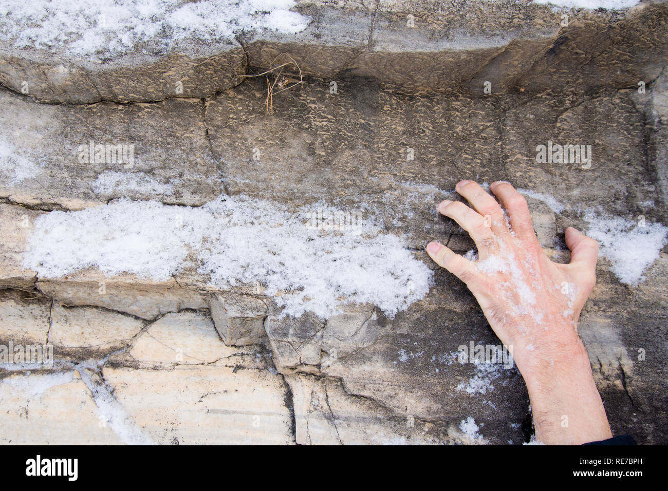 Strong male hand clings hi-res stock photography and images - Alamy