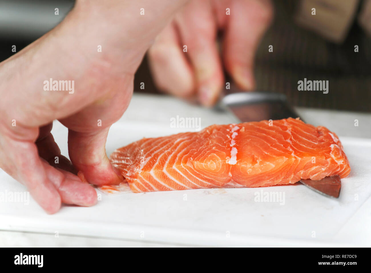 Cheff in kitchen hi-res stock photography and images - Alamy