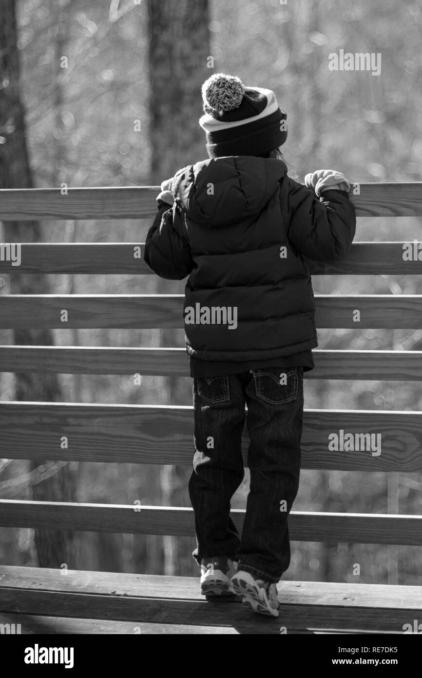 Hiking on mountain trail Black and White Stock Photos & Images - Alamy