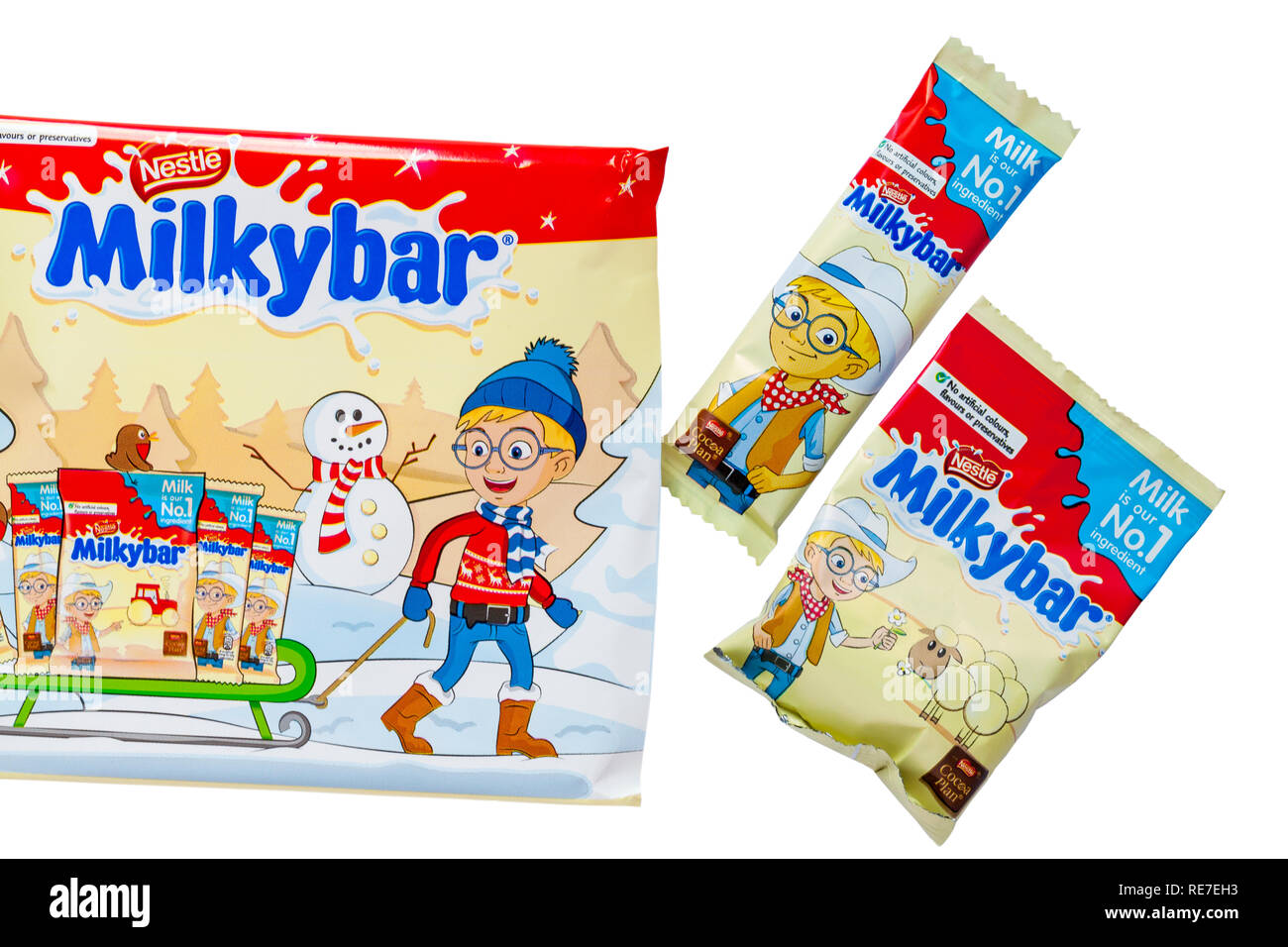 Milkybar pieces hi-res stock photography and images - Alamy