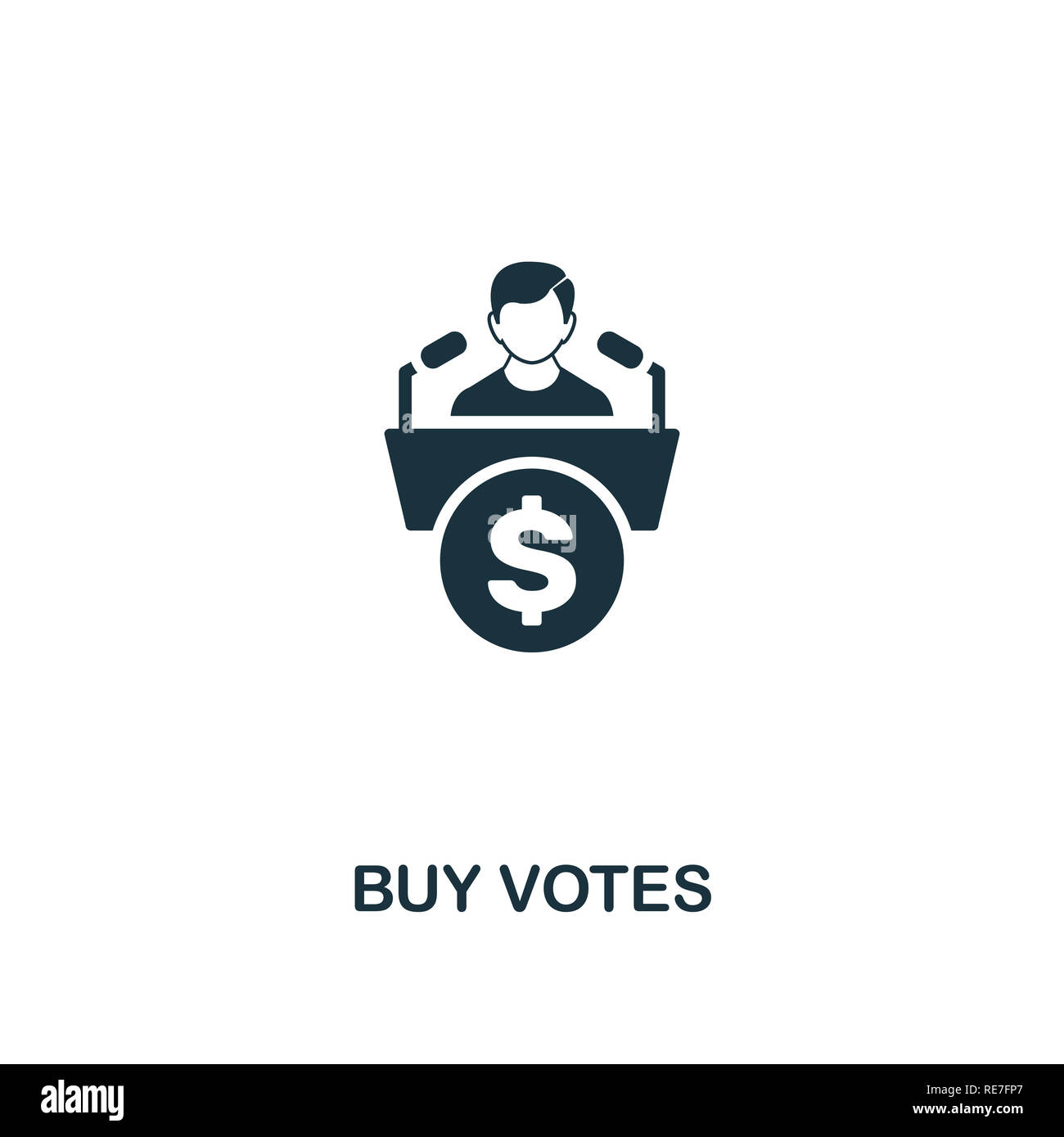 Buy Votes icon. Premium style design from corruption collection. Pixel ...