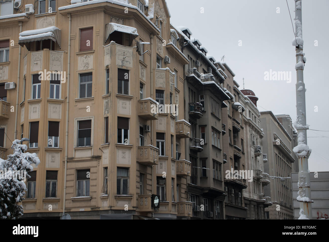 Vintage urban buildings Stock Photo - Alamy