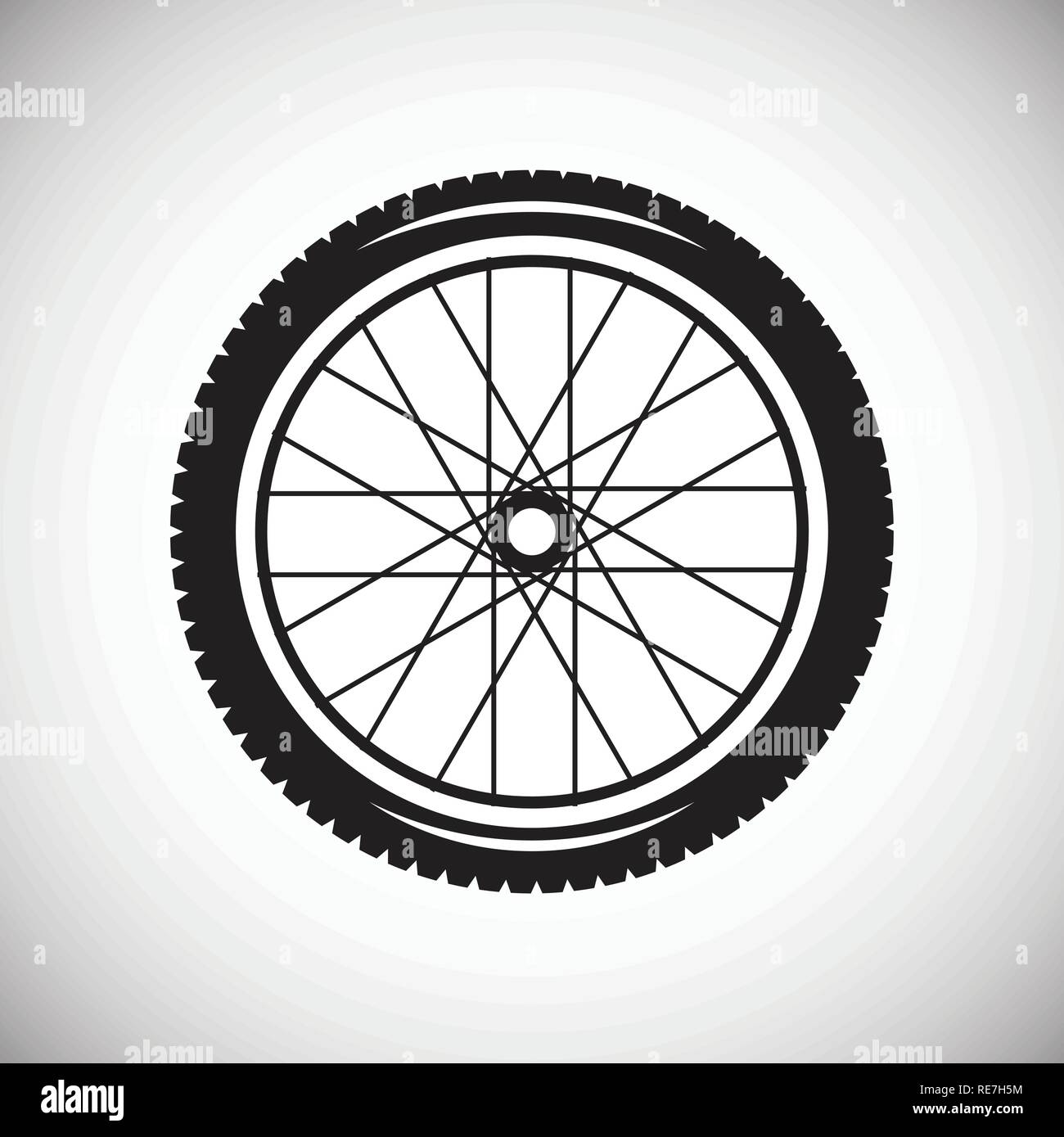 Wheel icon on white background for graphic and web design, Modern ...