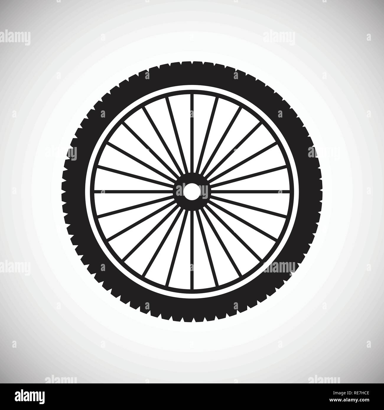 Wheel icon on white background for graphic and web design, Modern ...