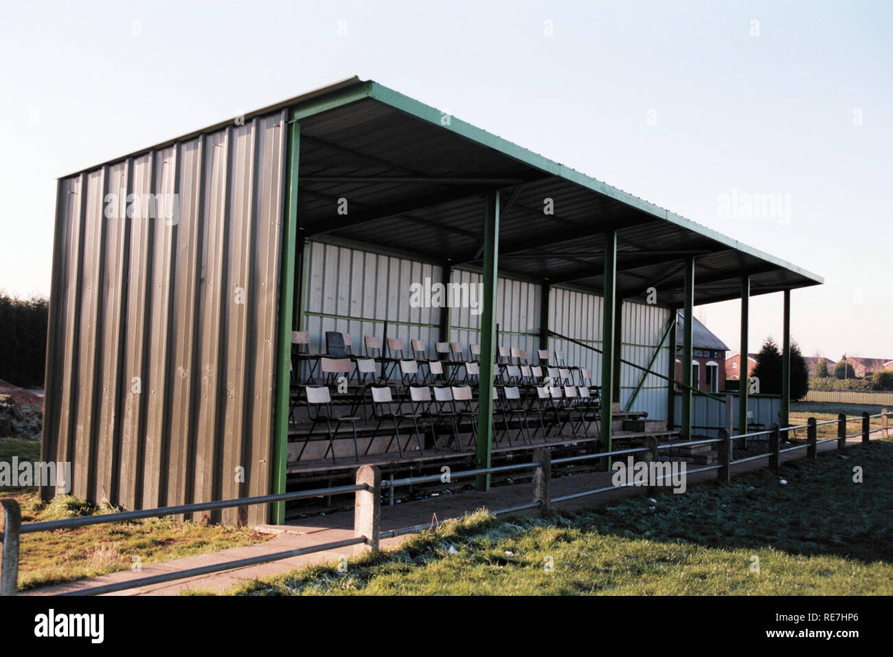 The main stand at Alveston FC Football Ground, Bearley Sports & Social ...