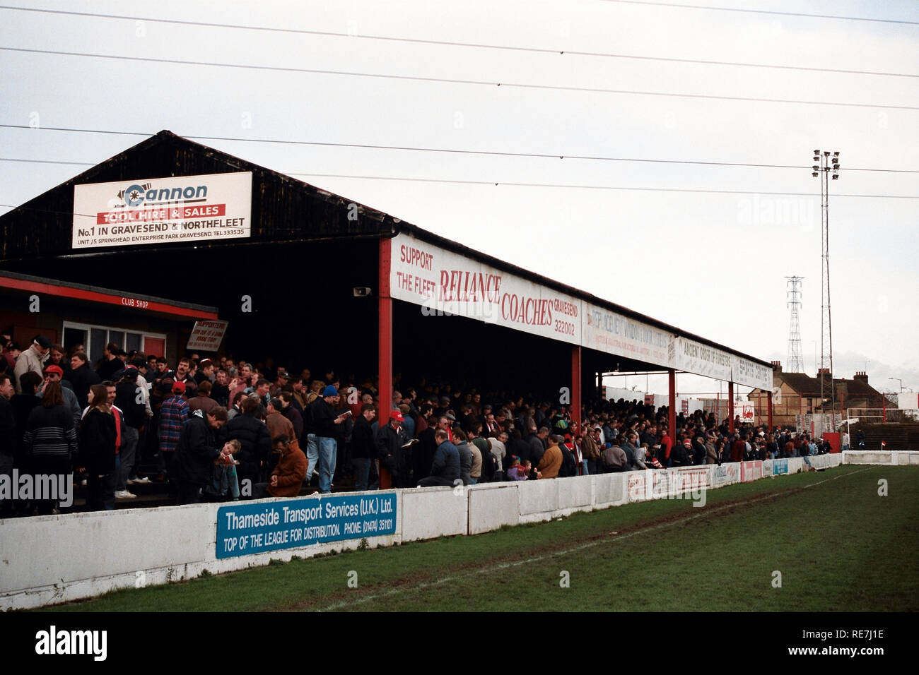 Standing on terrace at football hi-res stock photography and images - Alamy