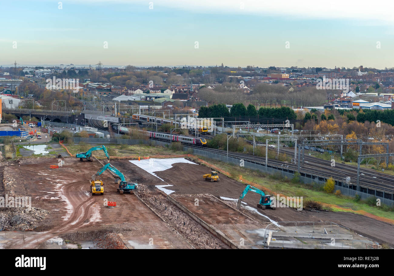 Construction work on the new High Speed 2 station has started at Curzon ...