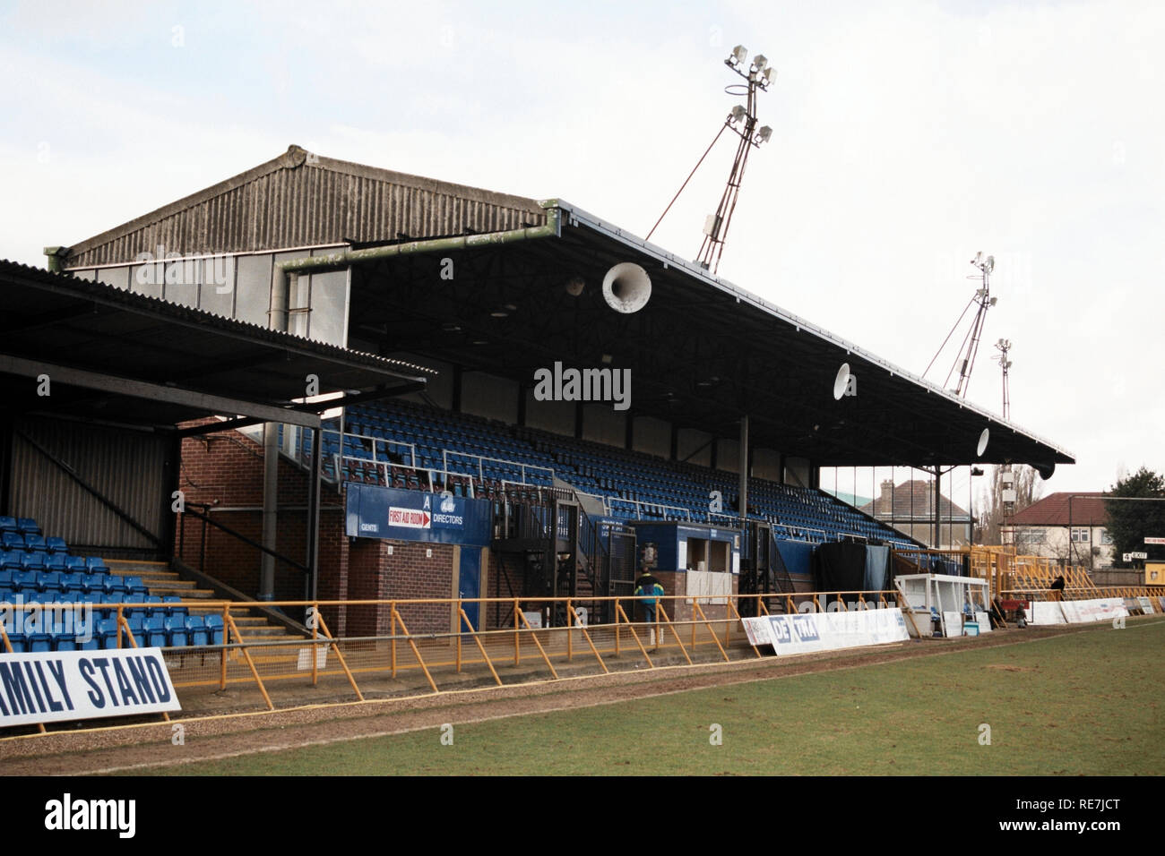 The main stand at Barnet FC Football Ground, Underhill Stadium, Barnet ...