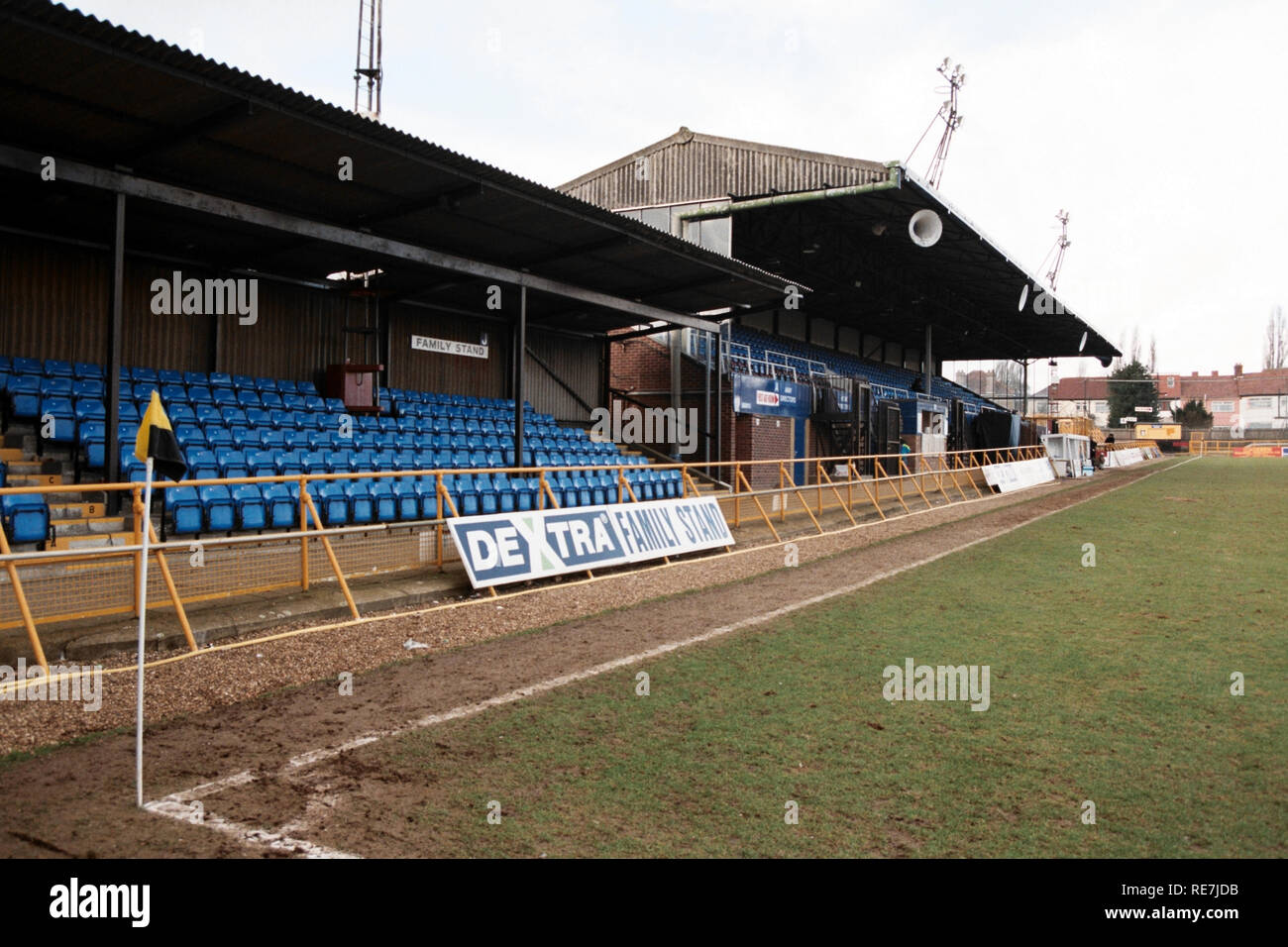 The main stand at Barnet FC Football Ground, Underhill Stadium, Barnet ...