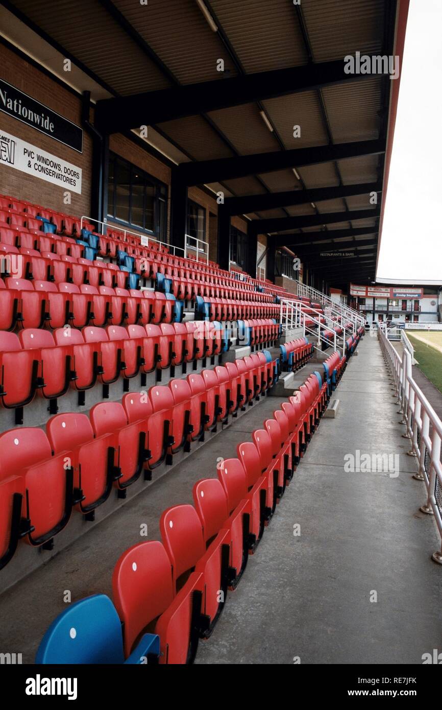General view of Rushden & Diamonds FC Football Ground, Nene Park ...