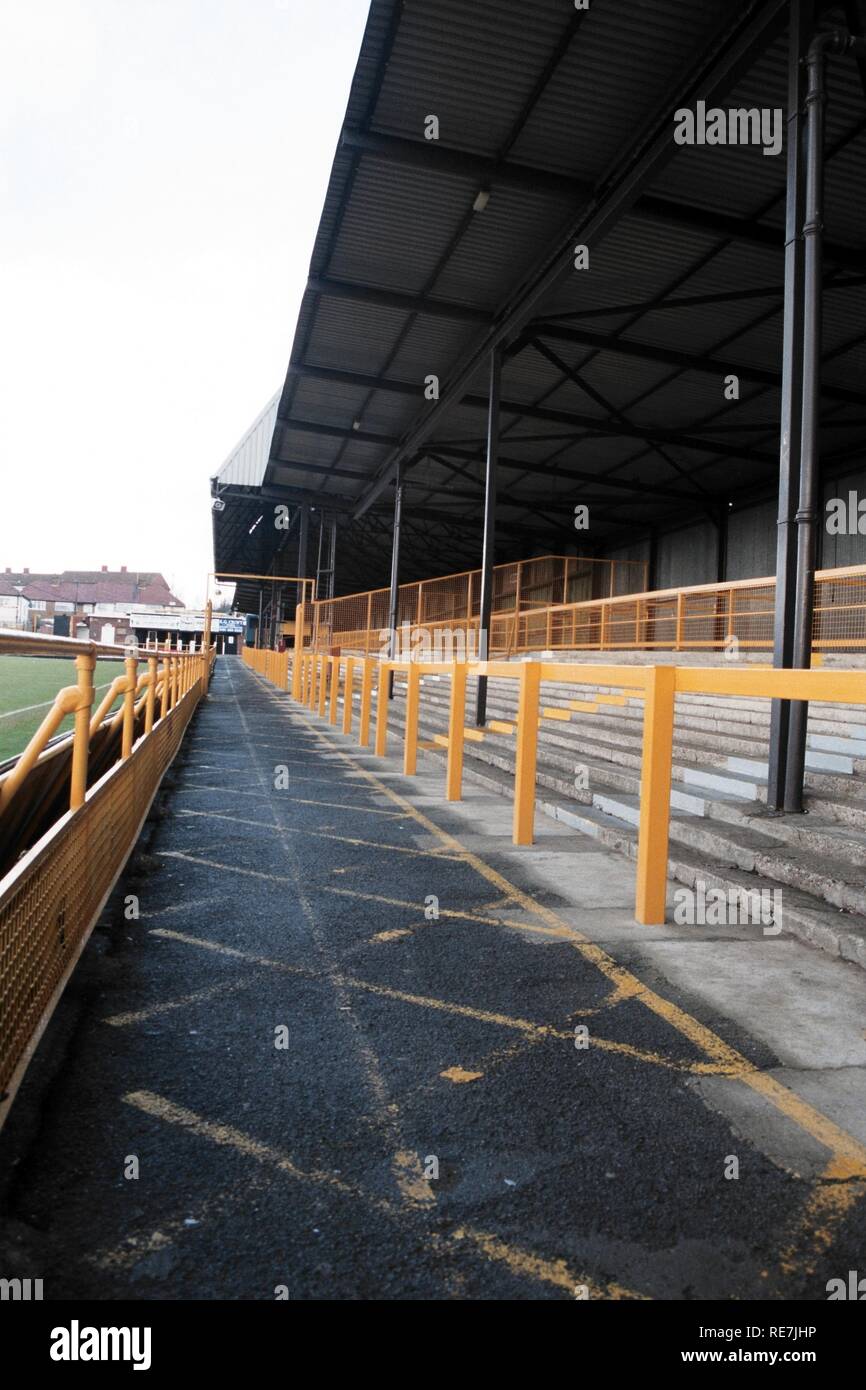 General view of Barnet FC Football Ground, Underhill Stadium, Barnet ...