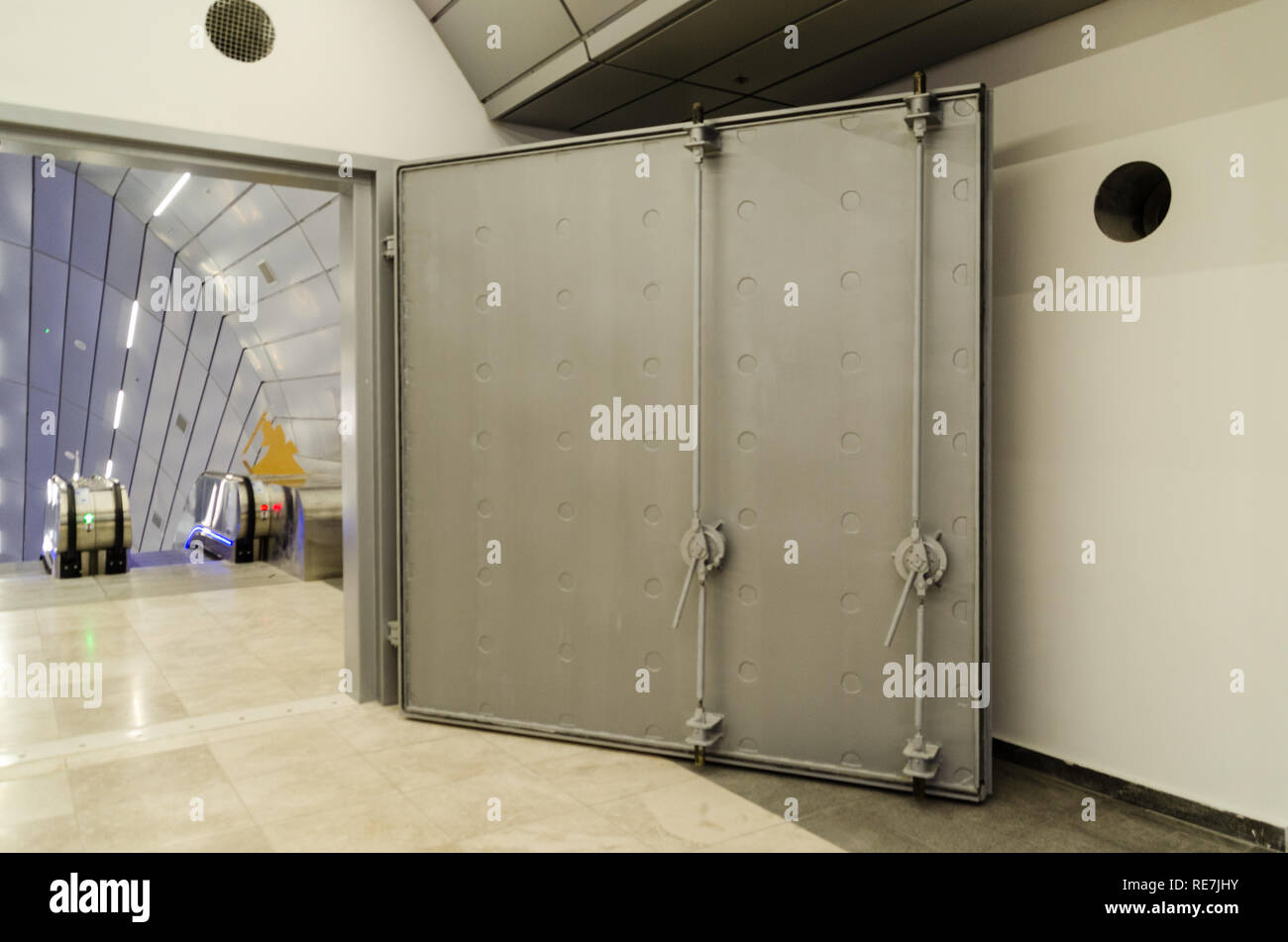 Bomb shelter gate hi-res stock photography and images - Alamy
