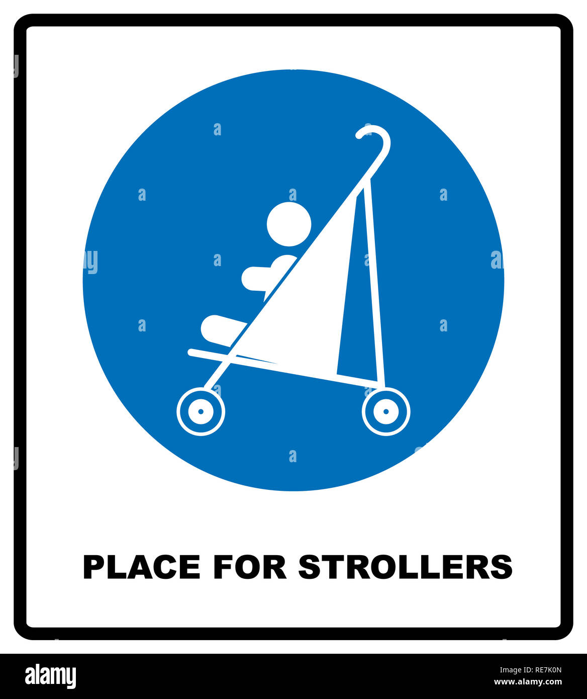 Strollers sign hi-res stock photography and images - Alamy