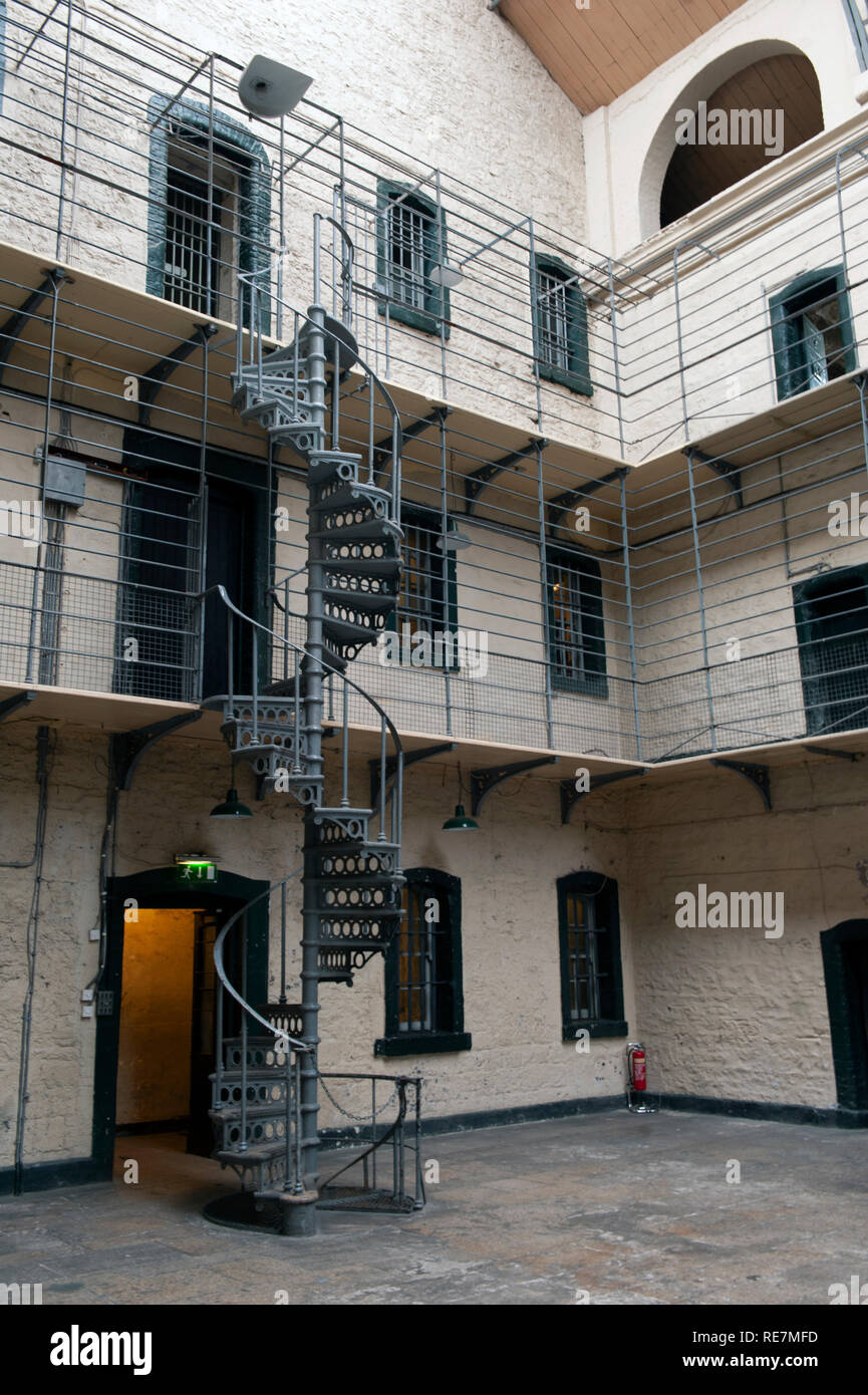 Interior of Kilmainham Gaol, Dublin, Republic of Ireland Stock Photo ...