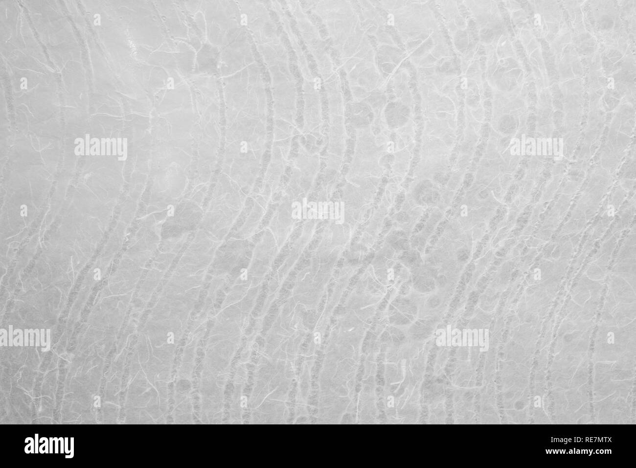 Close up of white textured washi paper, traditional Japanese paper made ...