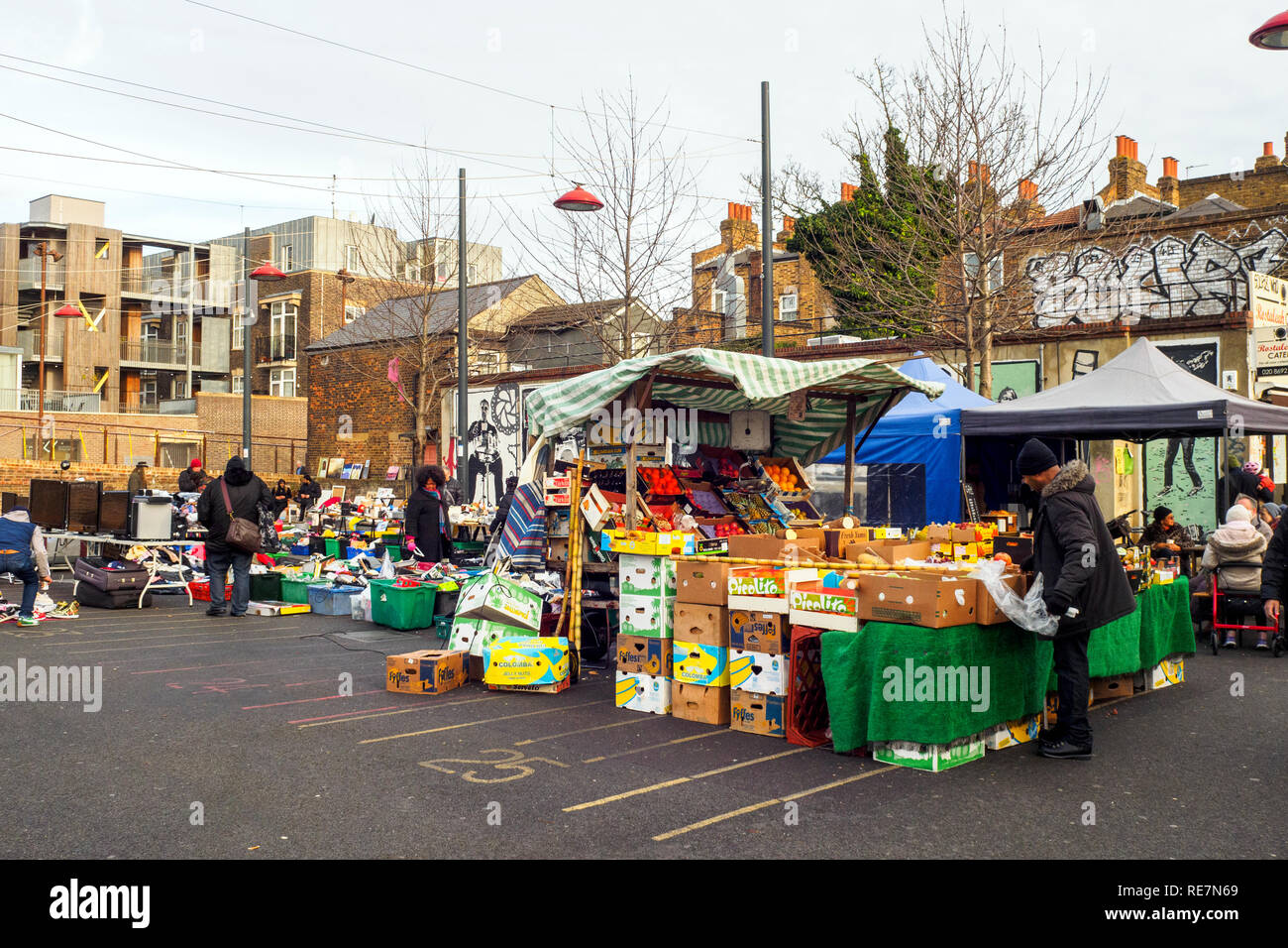 Deptford flea market - London, England Stock Photo - Alamy