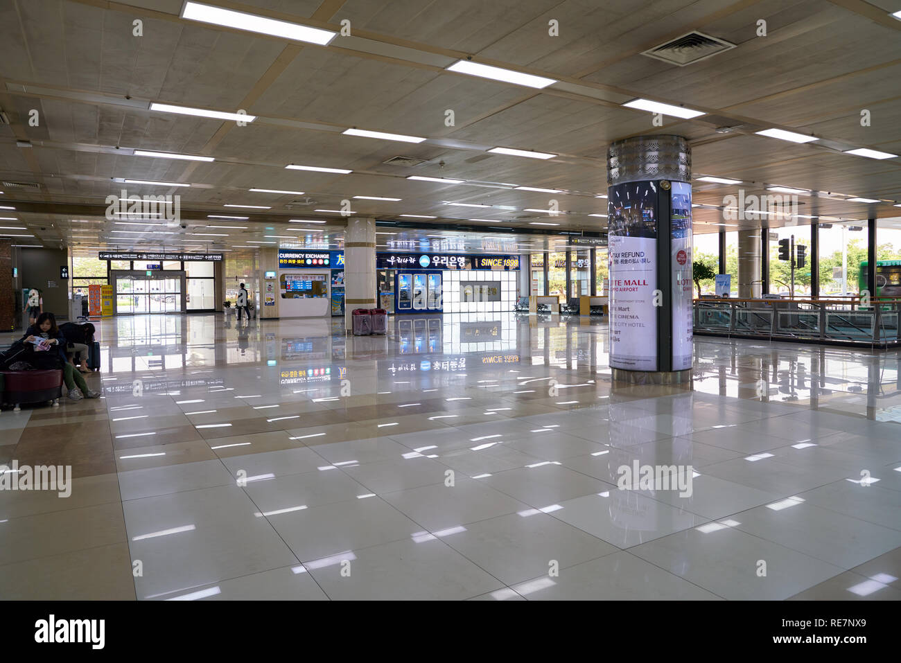 SEOUL, SOUTH KOREA - CIRCA MAY, 2017: inside Gimpo Airport ...