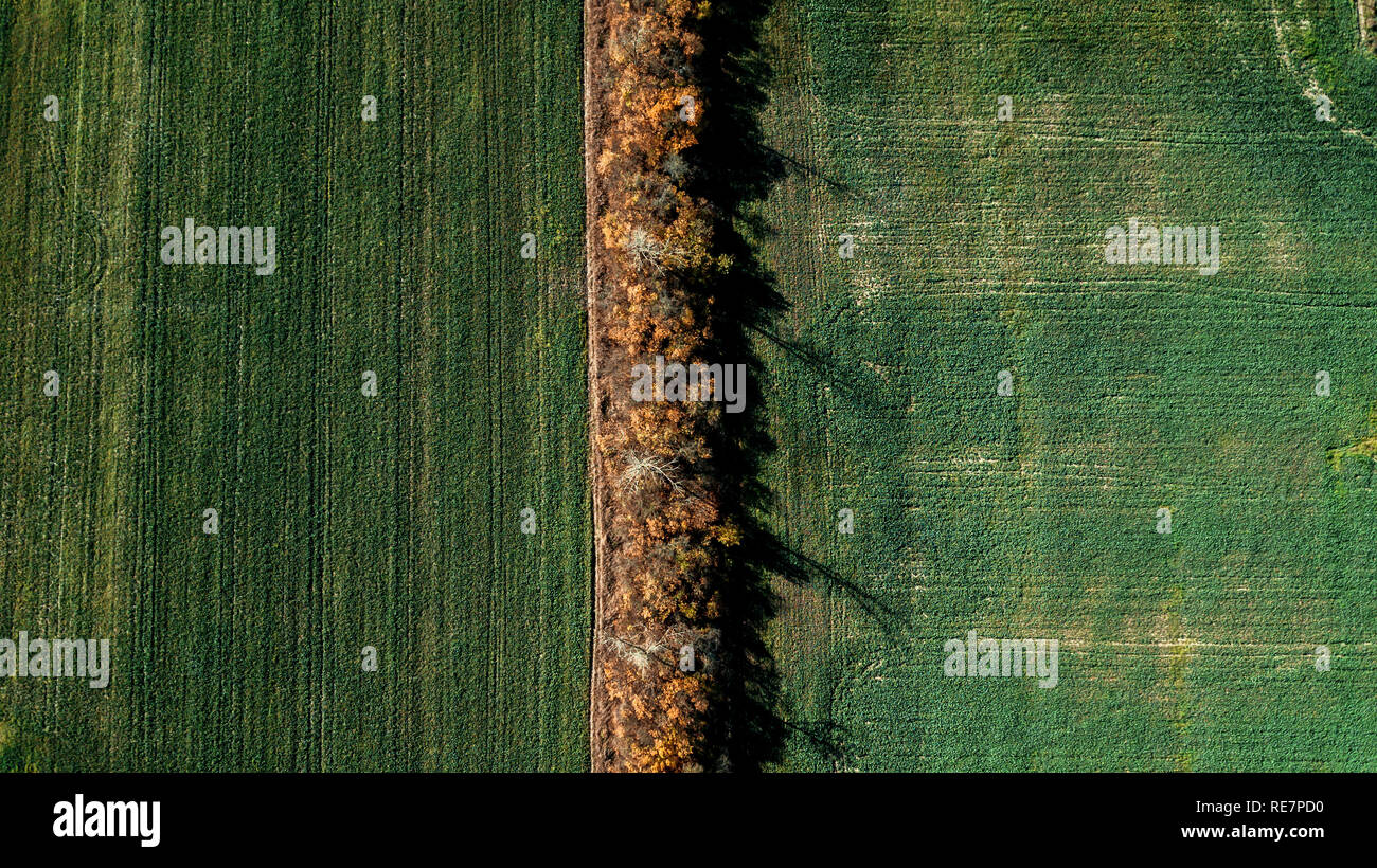 Fields from above hi-res stock photography and images - Alamy