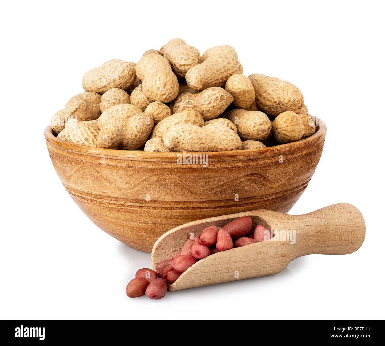 Bowl in shell peanut Cut Out Stock Images & Pictures - Alamy