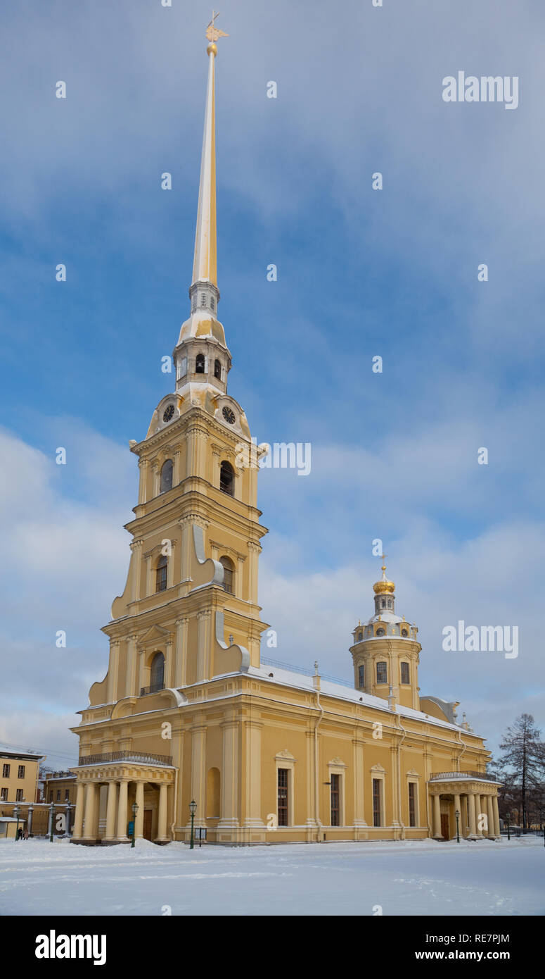 Saints Peter and Paul Cathedral, St. Petersburg, Russia Stock Photo - Alamy