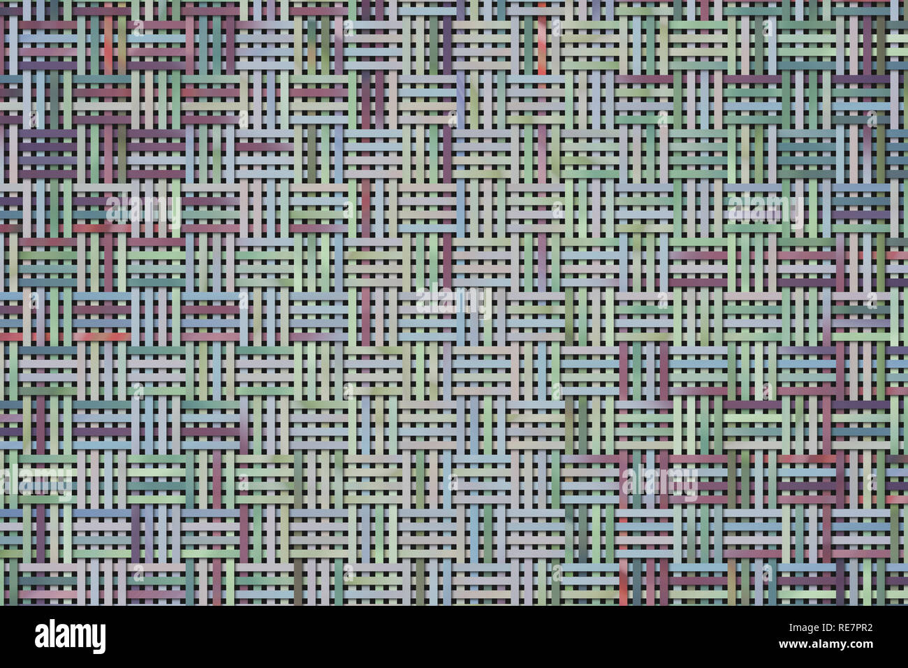 Abstract illustrations of woven mat, conceptual. For design background ...