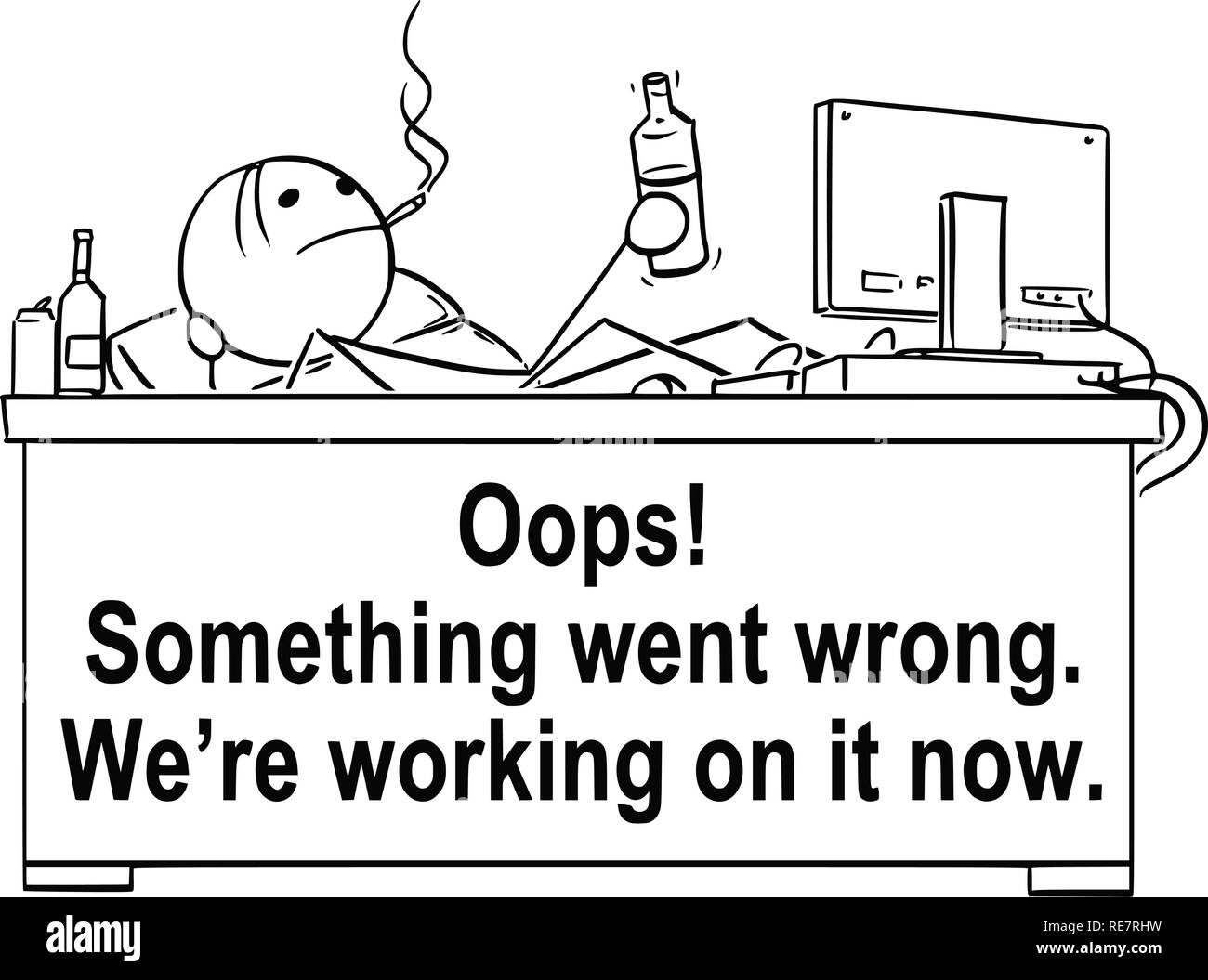 Programmer cartoon illustration programmer working hi-res stock ... Programmer cartoon illustration programmer working hi-res stock ...