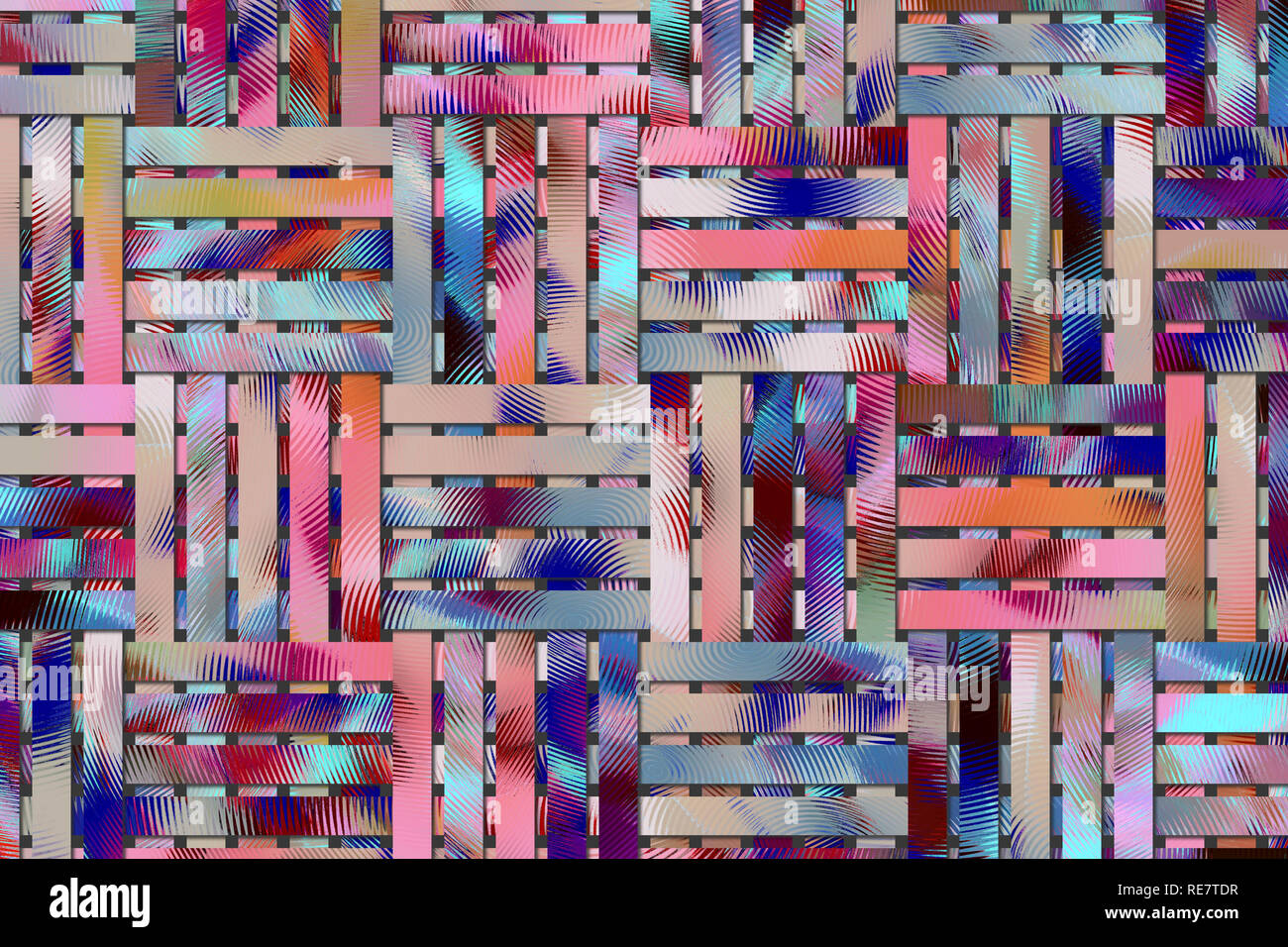 Abstract conceptual rattan woven mat. For web page, graphic design ...