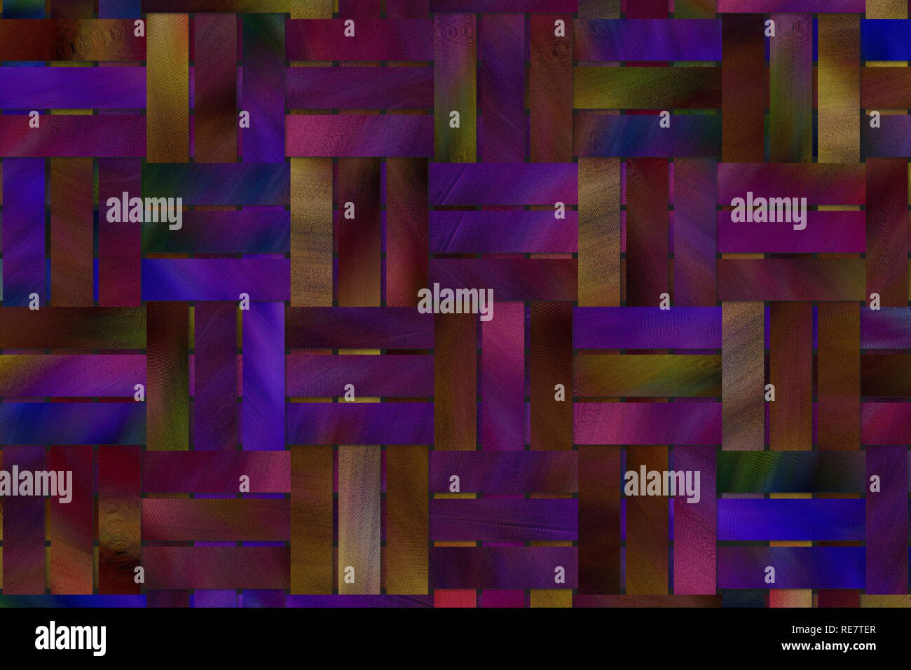 Abstract woven mat illustrations background Stock Photo - Alamy