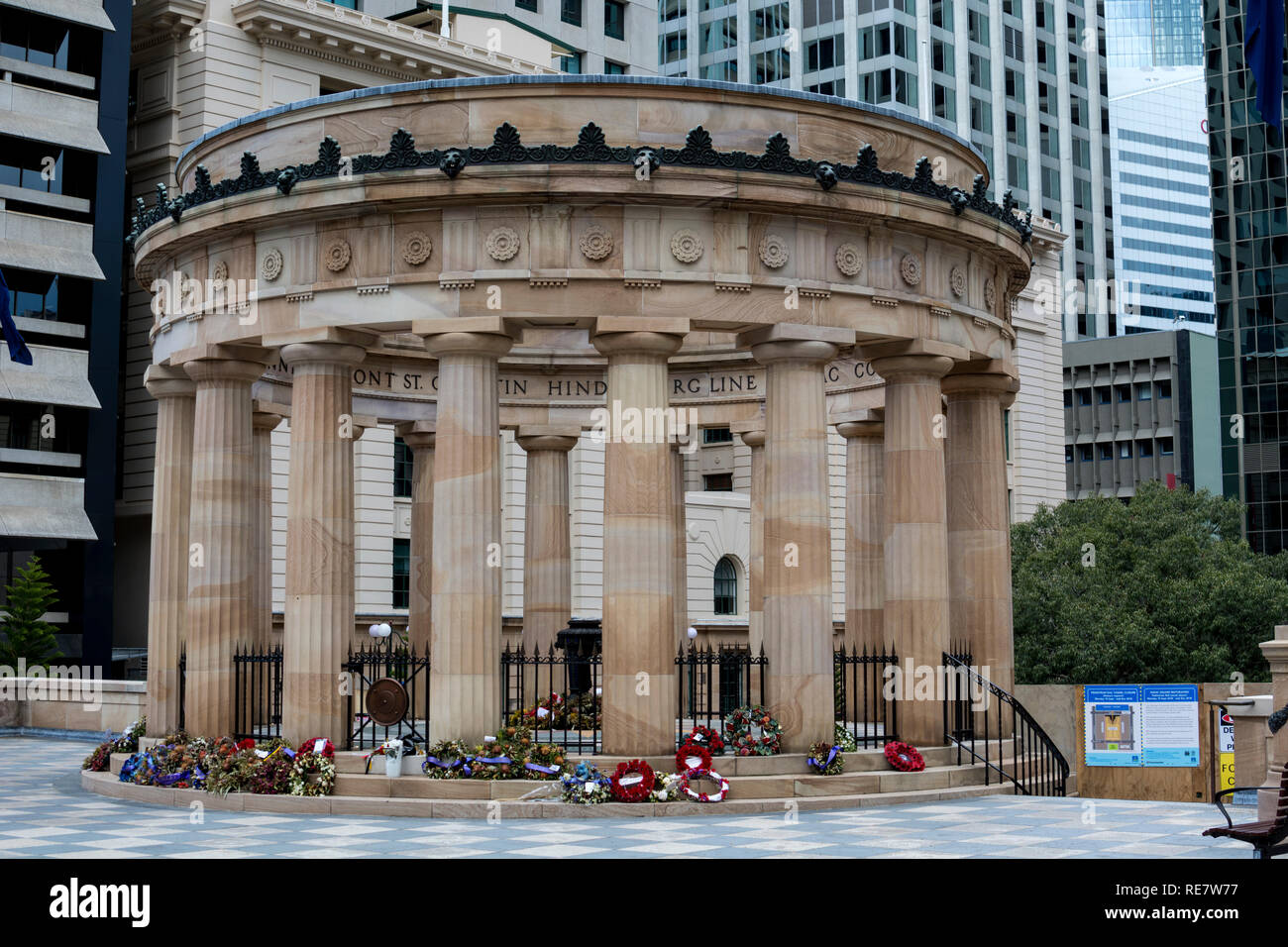 Anzac Square War Memorial, Brisbane, Queensland, Australia Stock Photo ...