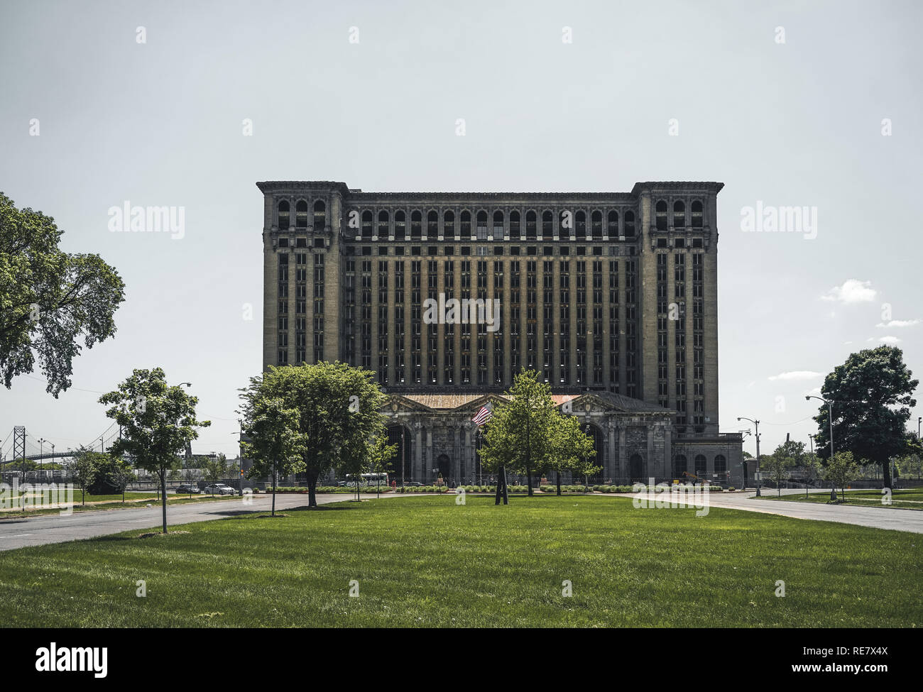 Michigan central railroad depot hi-res stock photography and images - Alamy
